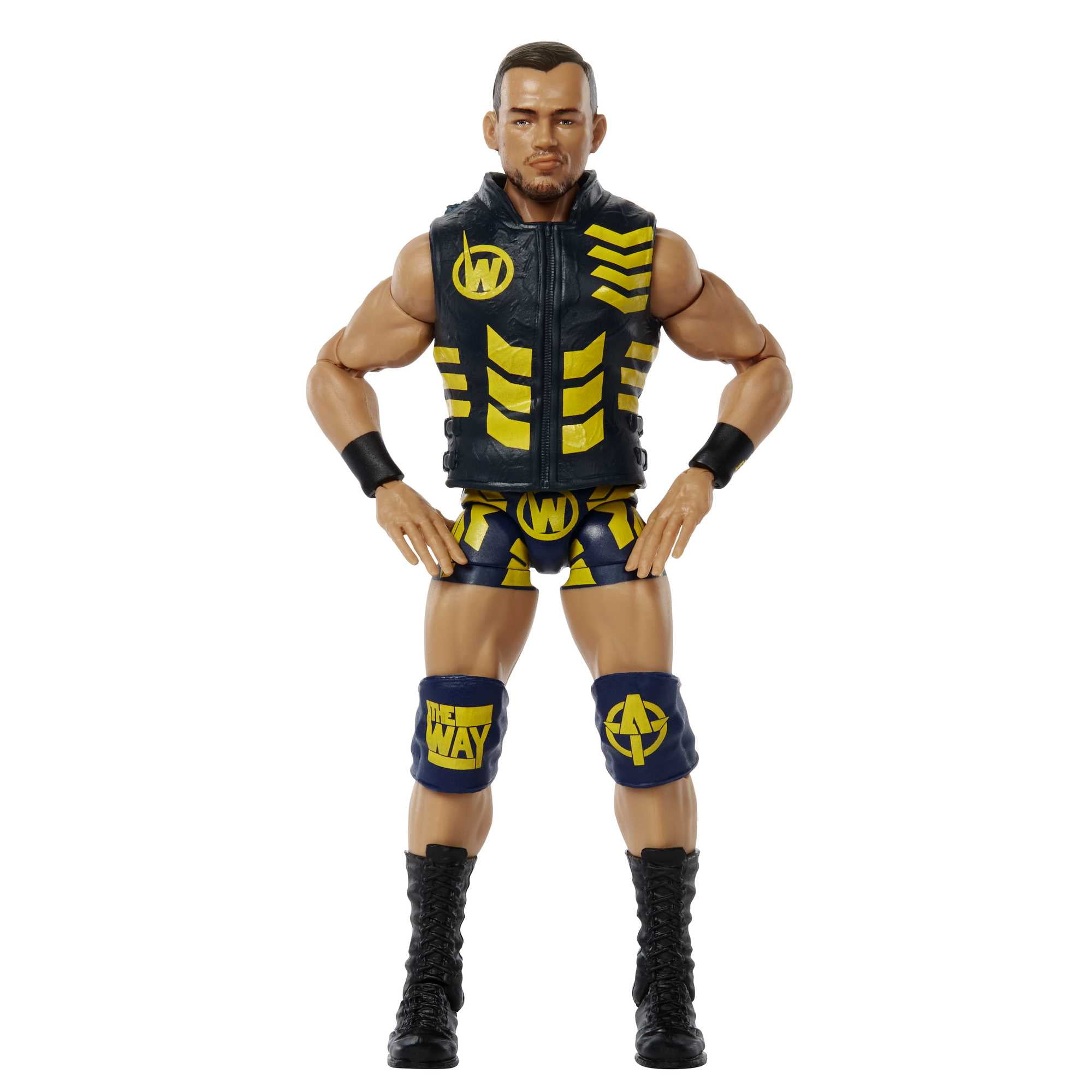 WWE Elite Collection Austin Theory NXT Action Figure with Themed ...
