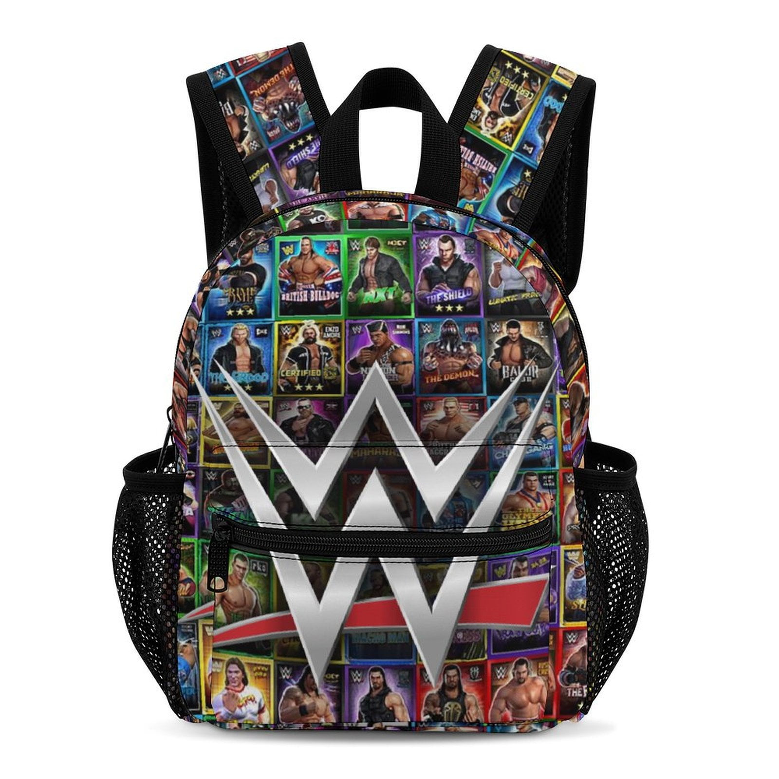 WWE Backpack 13 Inch Bookbag Casual Daypack Travel Backpacks for Work ...
