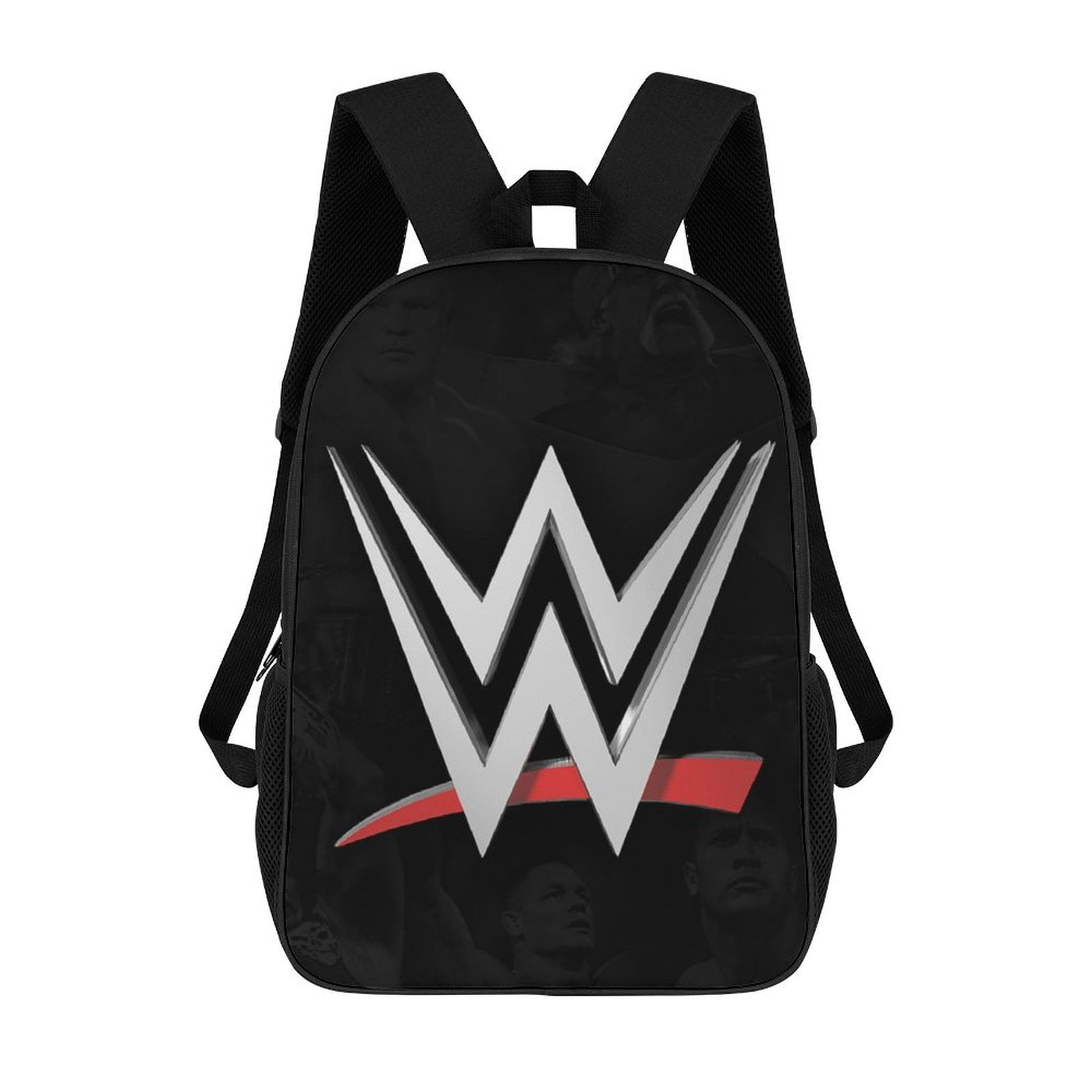 WWE Backpack 17 Inch Bookbag Casual Daypack Travel Backpacks for Work ...