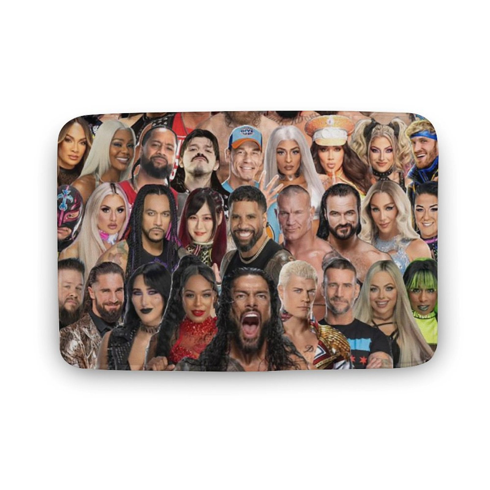WWE Bathroom Rugs, Extra Soft And Absorbent Bath Mat, Non-Slip, Machine ...