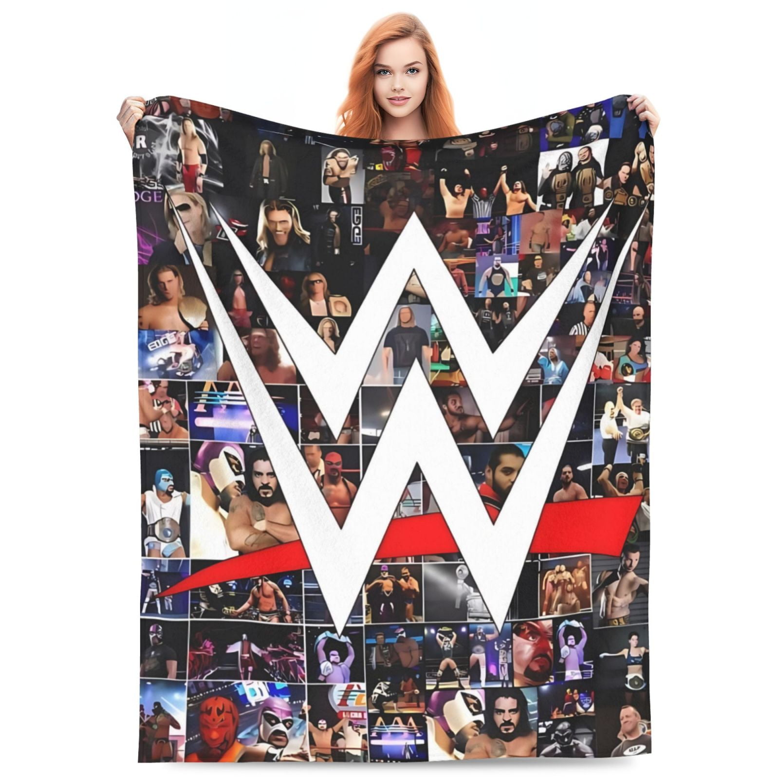 WWE Blankets Lightweight Throw Blanket Soft Fleece Blanket Birthday ...