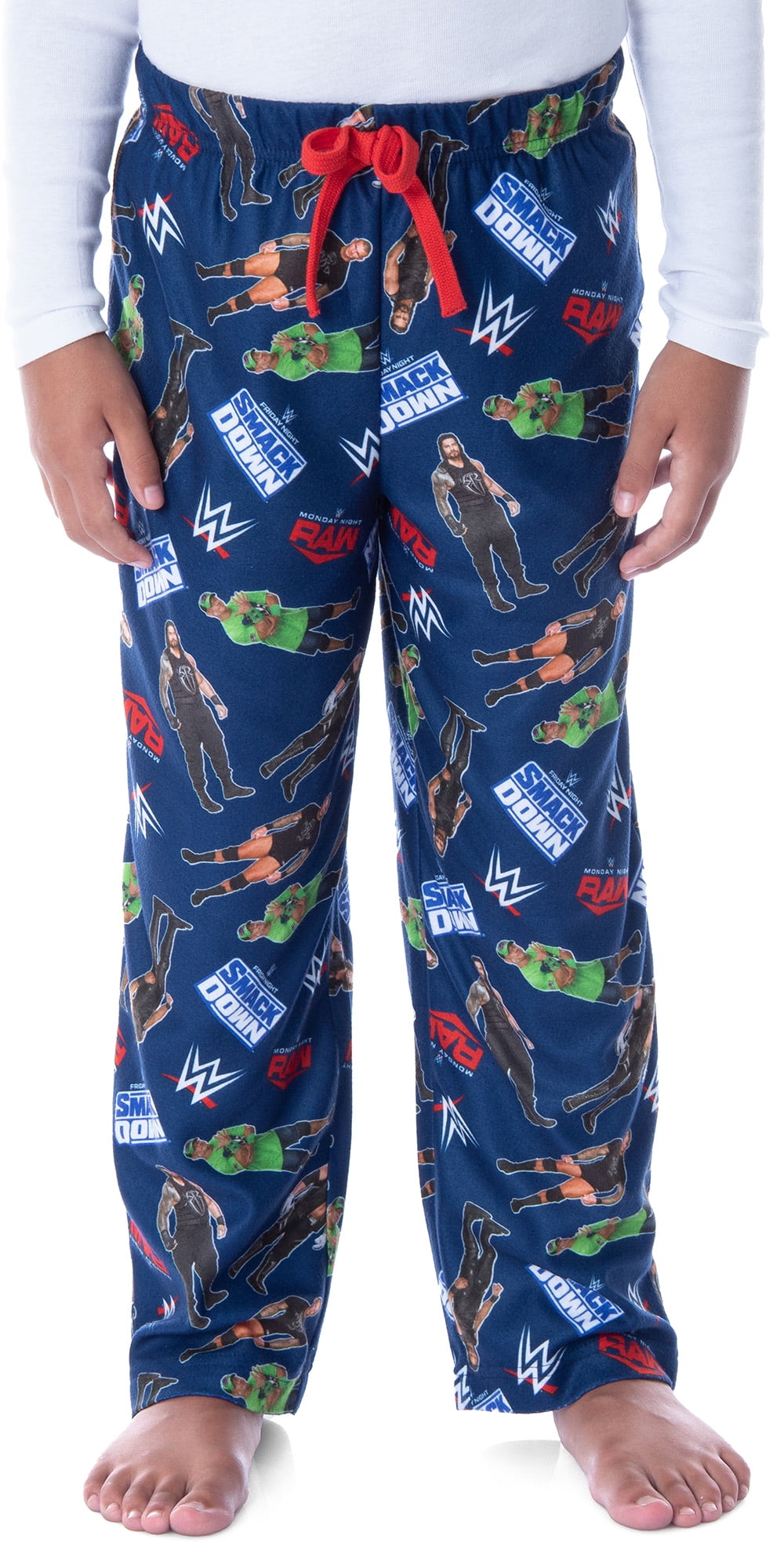 PJammy WWE Boys' Pajama Pants, John Cena, AJ Styles, Randy Orton ...