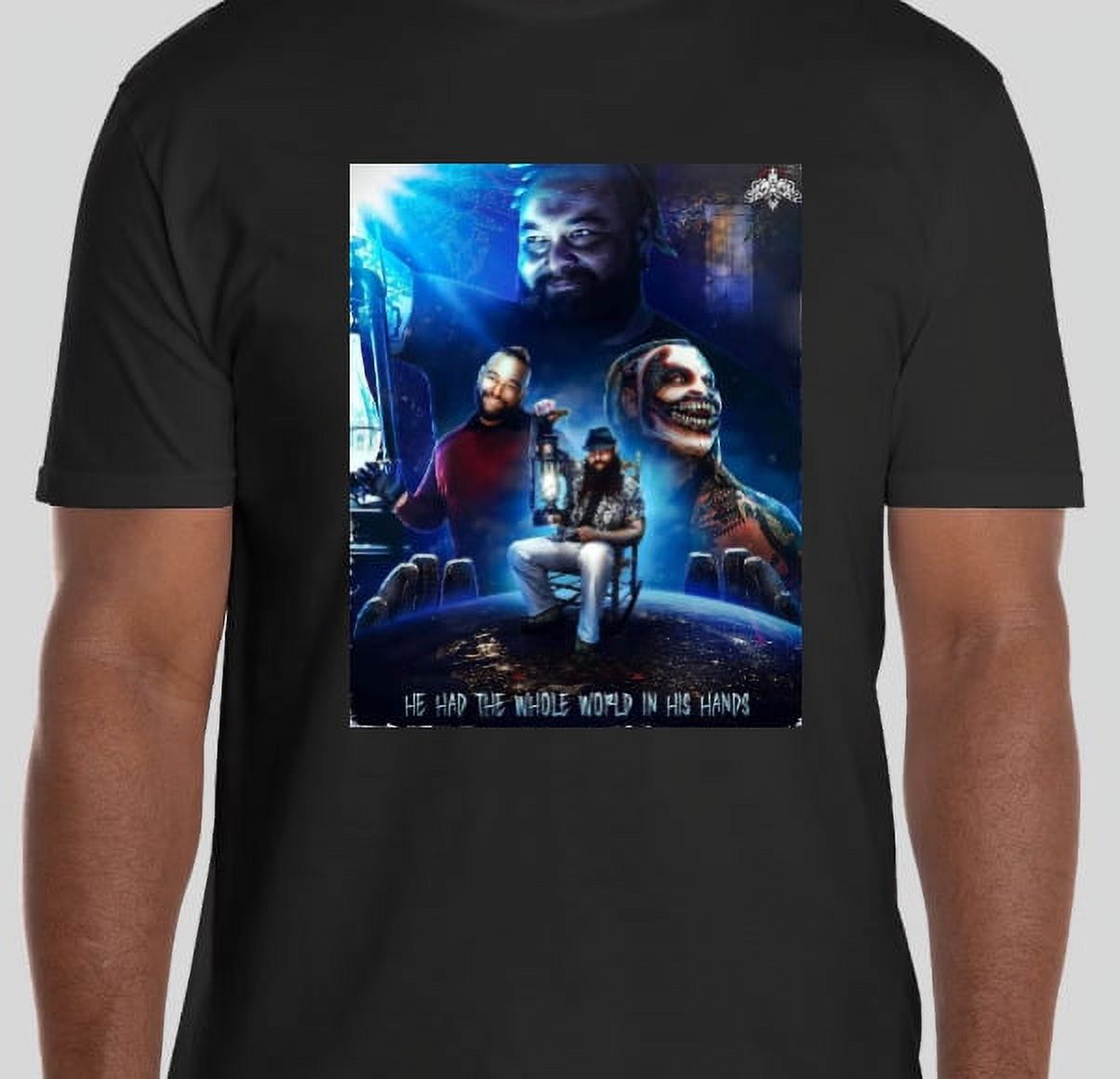 WWE Bray Wyatt The Fiend Graphic Hes Got The Whole World In His Hands T ...