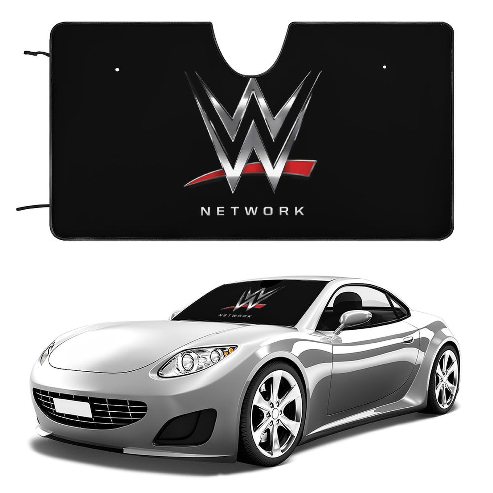 WWE Car Windshield Sun Shade - Foldable Windshield Sun Shade, Reflector Sunshade, Summer ...