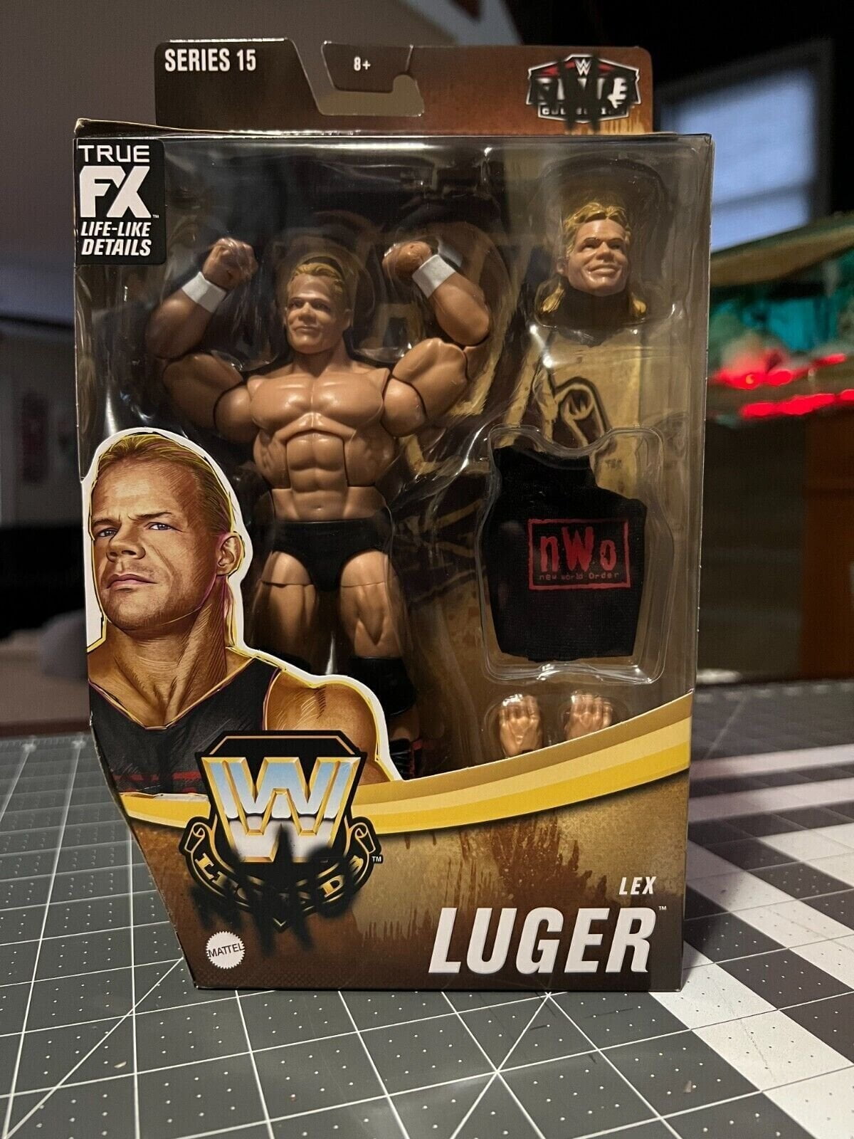 WWE Legends Elite Lex Luger 6-Inch Action Figure Toy - Limited Edition ...