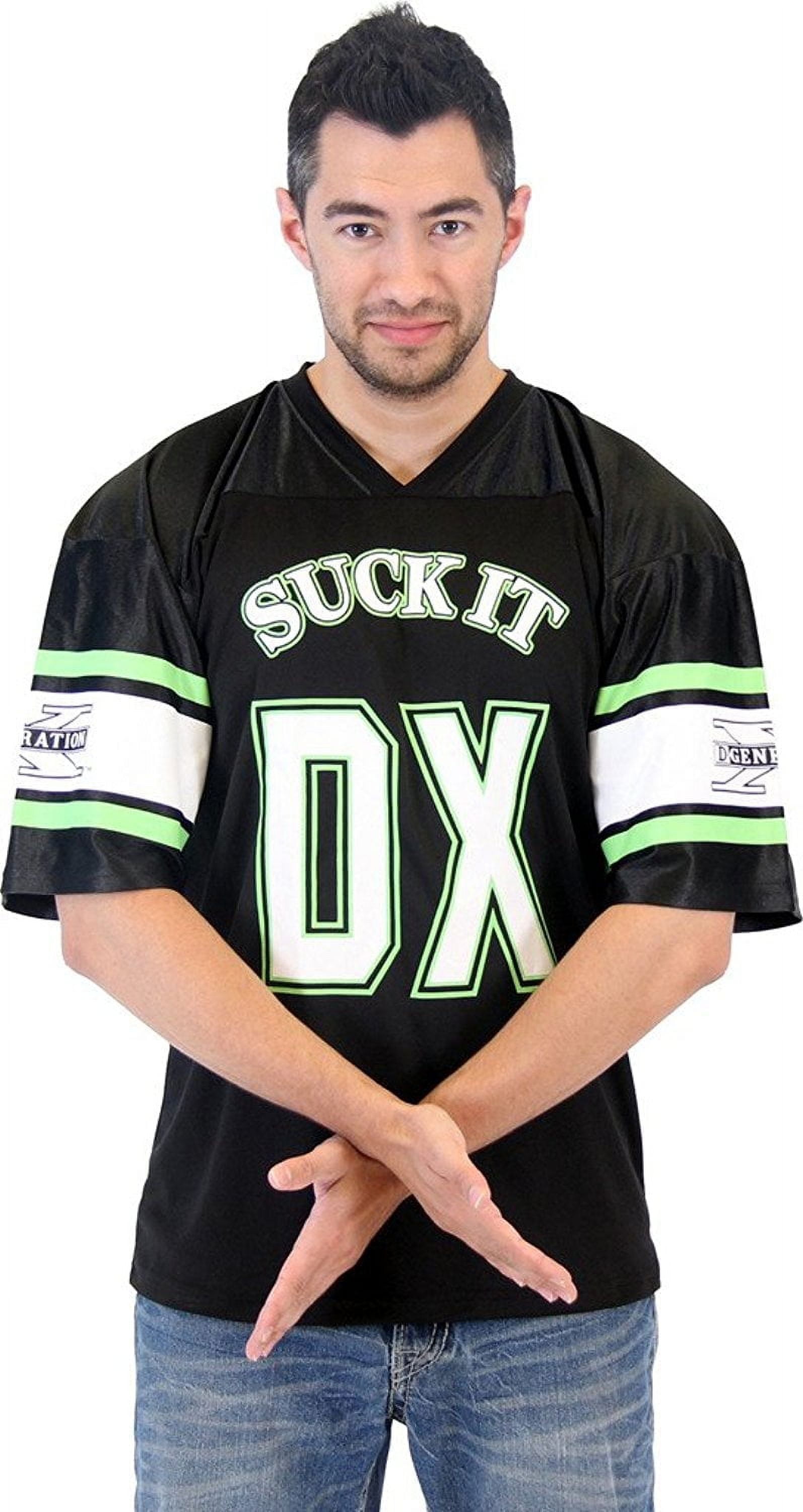 WWE DX D-Generation X Suck It 69 Black Costume Jersey - Walmart.com