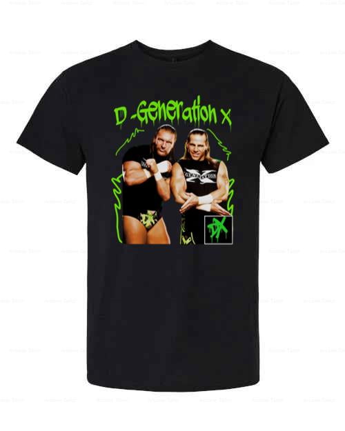 WWE D Generation X DX HHH HBK Wrestling Attitude Era Fan Graphic Tee up ...
