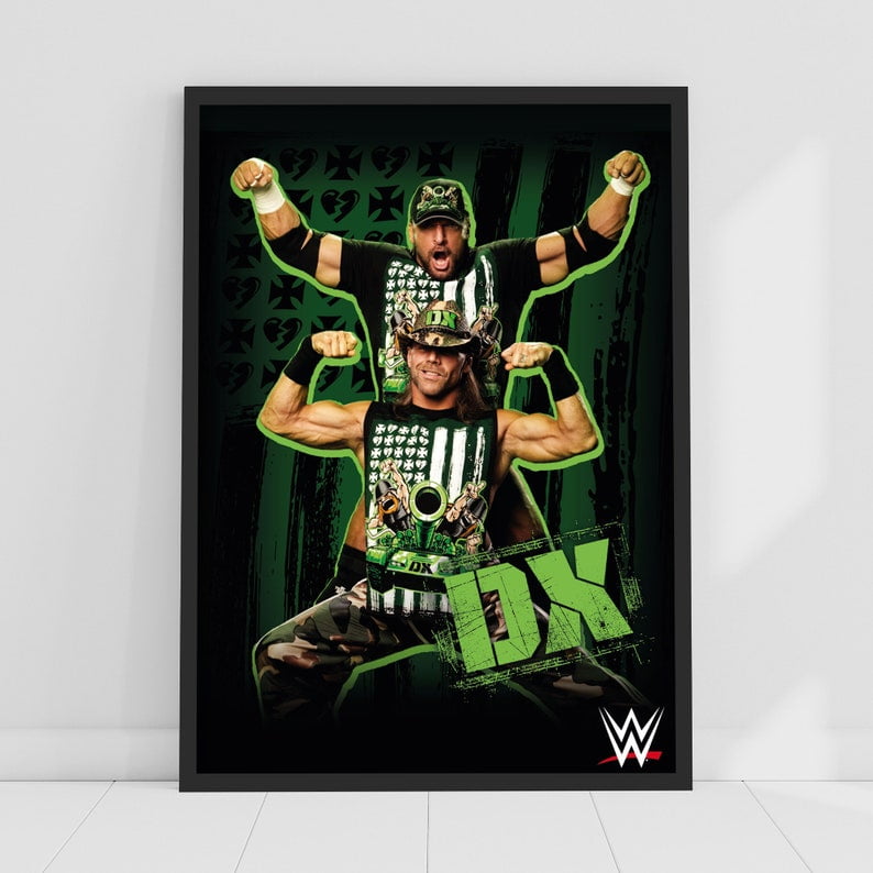 WWE DX Wrestling Poster | D-Generation X Tank Legendary Wall Art | Game ...