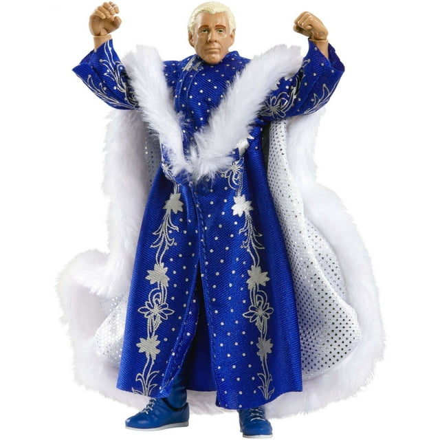 WWE 6-inch Superstar Scale Ric Flair Figure with Deluxe Articulation and Authentic Ring Attire ...