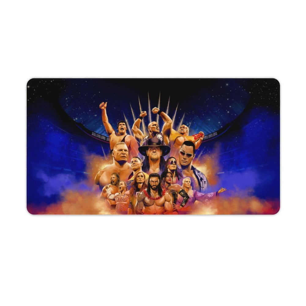 WWE Desk Mat, Large Desk Pad Large Mouse Pad Desk Accessories Desk Pad ...