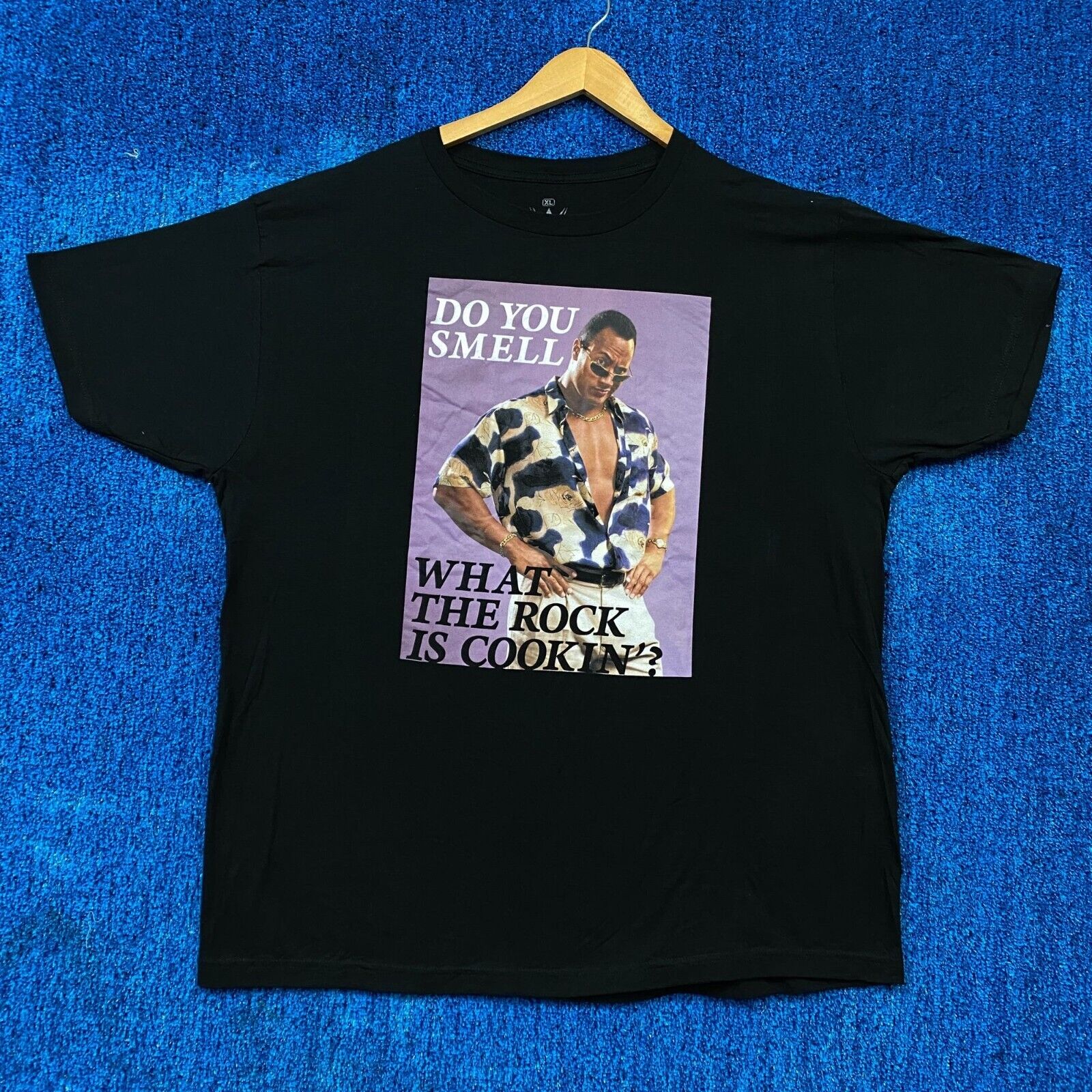 WWE Do You Smell What The Rock is Cookin Oversized Tee XL - Walmart.com