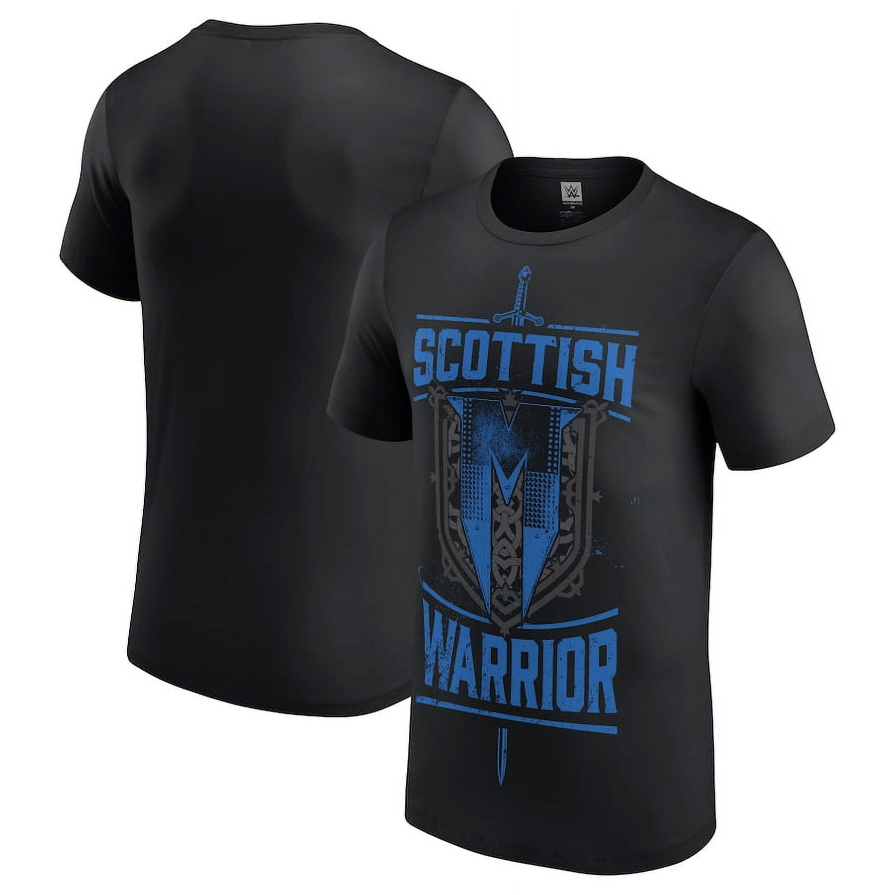 WWE Drew McIntyre Clash at the Castle Scottish Warrior T-Shirt - Black ...