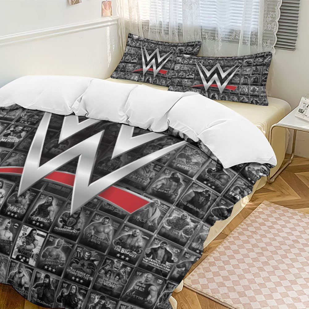 WWE Duvet Cover Set 3-Piece Bedding Set Soft Warm And Comfortable Soft ...