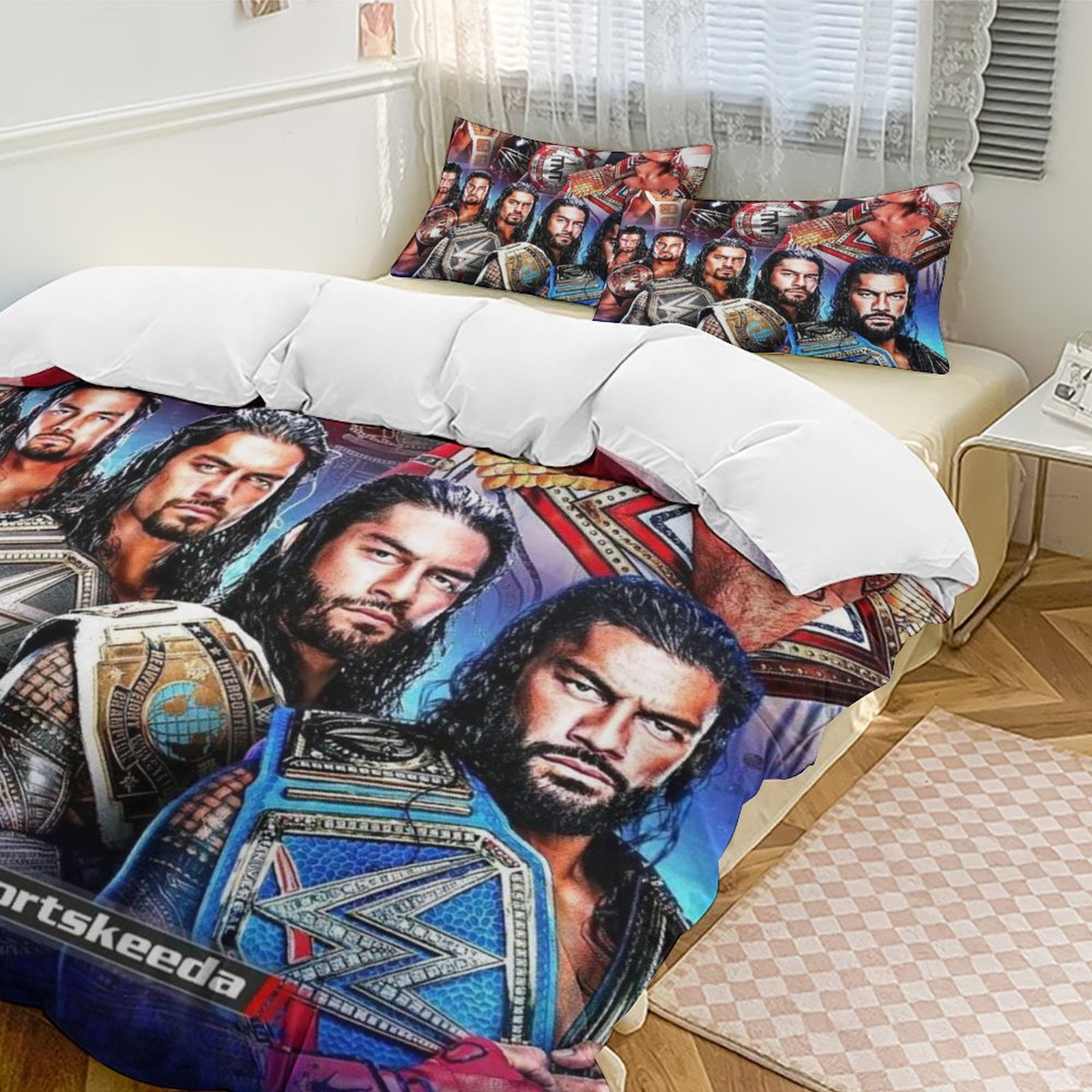 WWE Duvet Cover Set 3D Printed Bedding Set Ultra Soft and Breathable ...