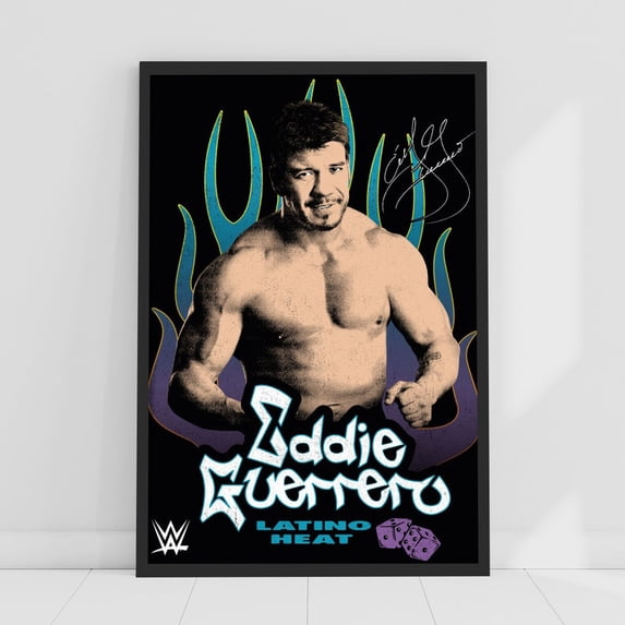 WWE Eddie Guerrero Wall Art Poster | Latino Heat Wrestling Legend ...