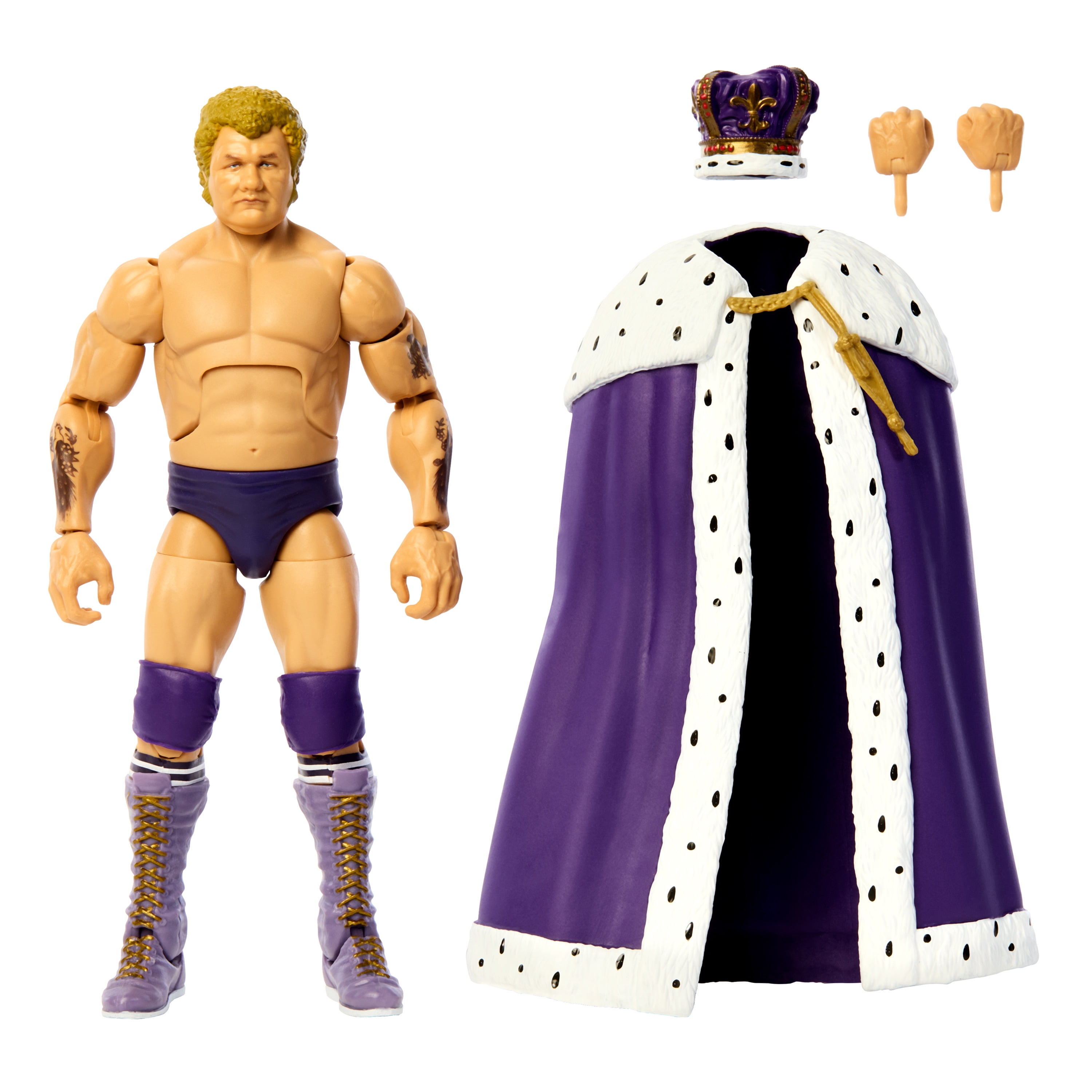 WWE Elite Collection King Harley Race Wrestler Action Figure Toy with ...