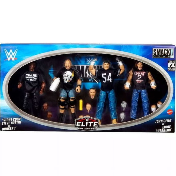 WWE Elite Collection Smack Down Action Figures 4 Pack 2024 Mattel HYL69 ...
