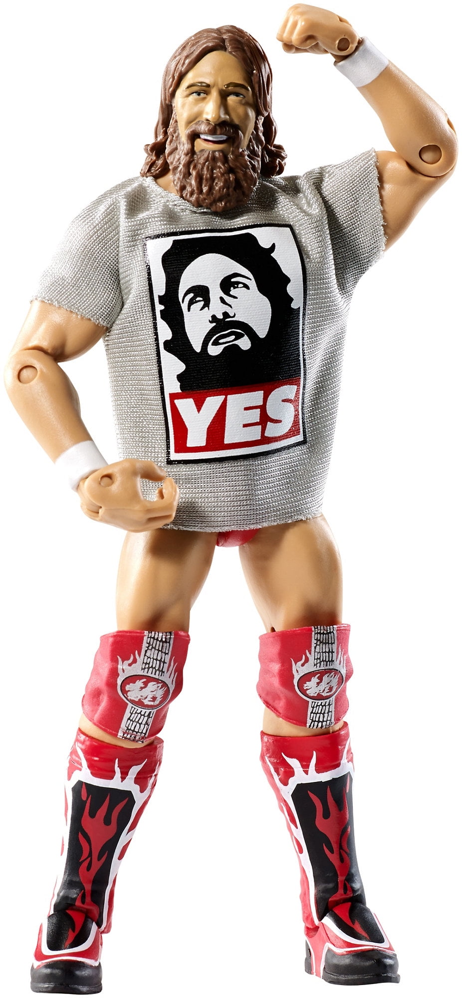 WWE Elite Daniel Bryan Action Figure with Yes T-Shirt WrestleMania ...