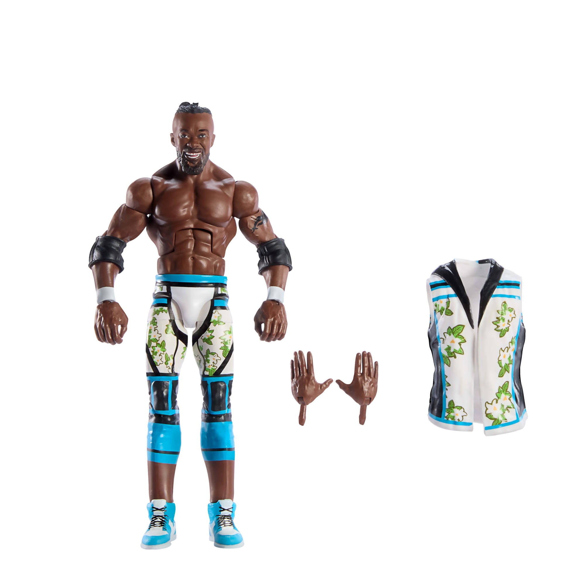 WWE Elite Kofi Kingston Action Figure, Series #113 6-inch Collectible Superstar with ...