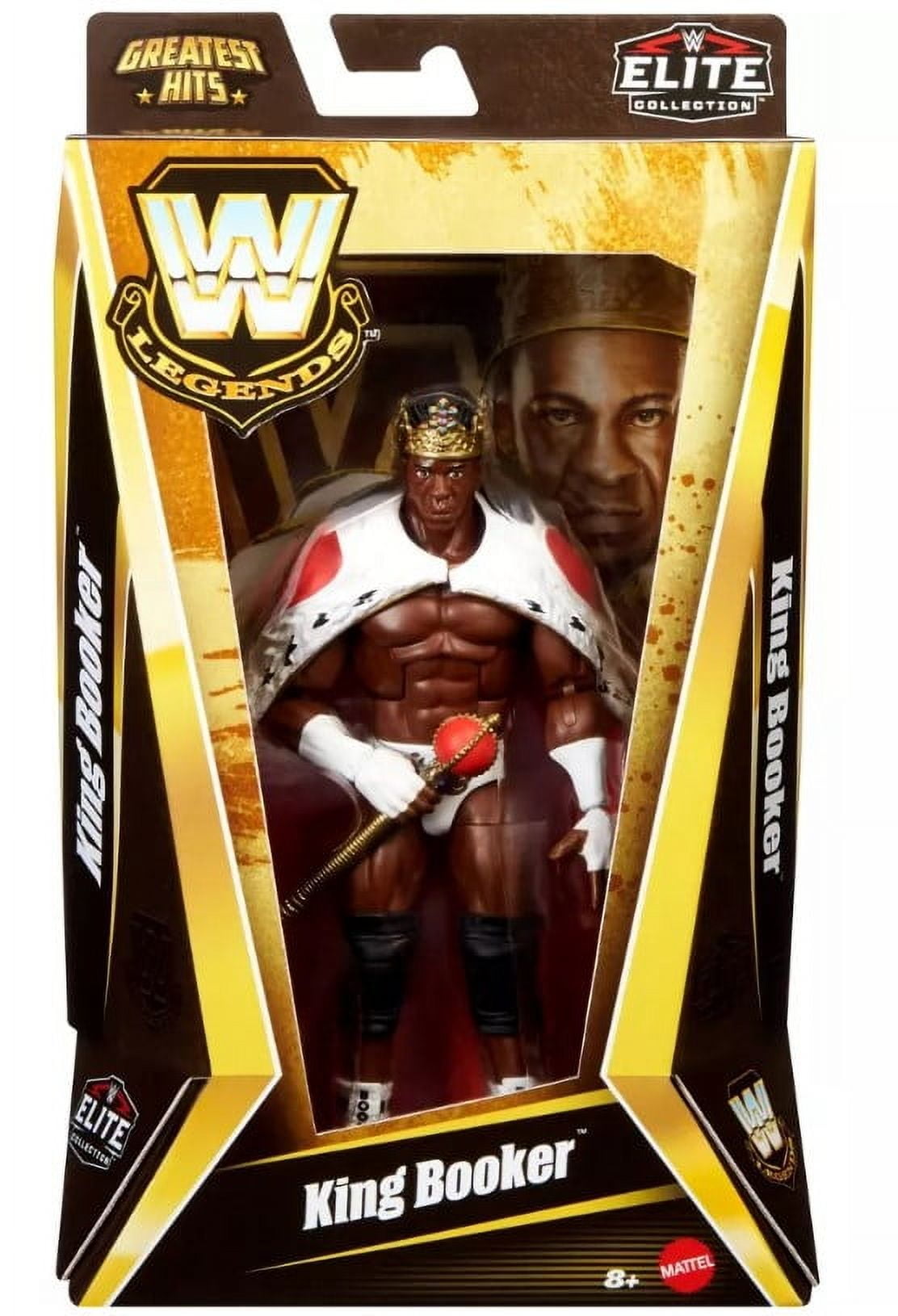 WWE Elite Legends Series King Booker Greatest Hits Action Figure ...