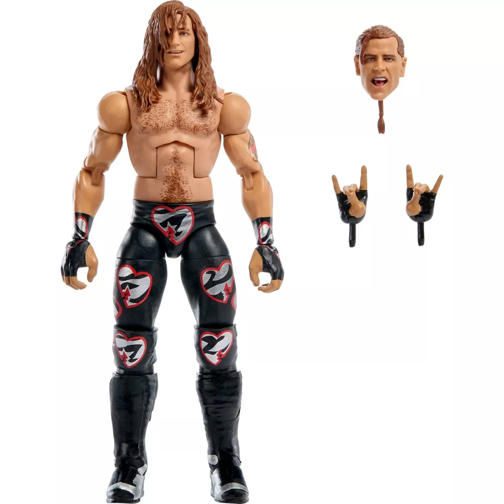 WWE Elite Legends Shawn Michaels Action Figure & Accessories, Series 28 ...