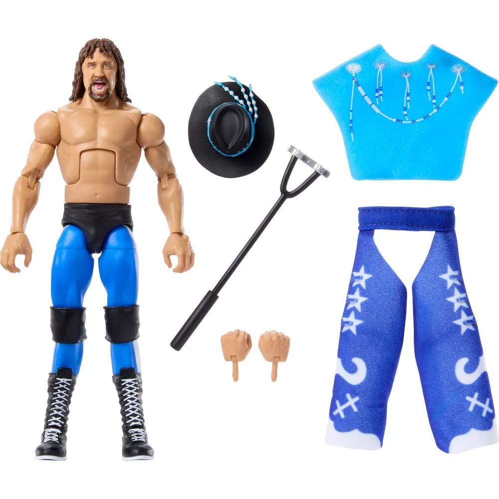 WWE Elite Legends Terry Funk Action Figure & Accessories, Series 27 6 ...