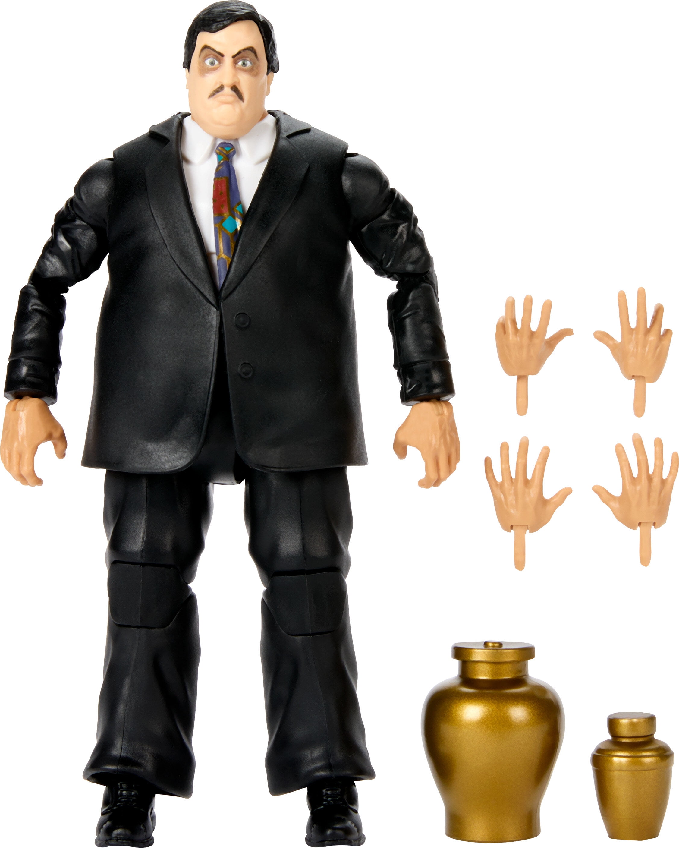 WWE Elite Paul Bearer Action Figure, 6-inch Collectible Superstar with ...