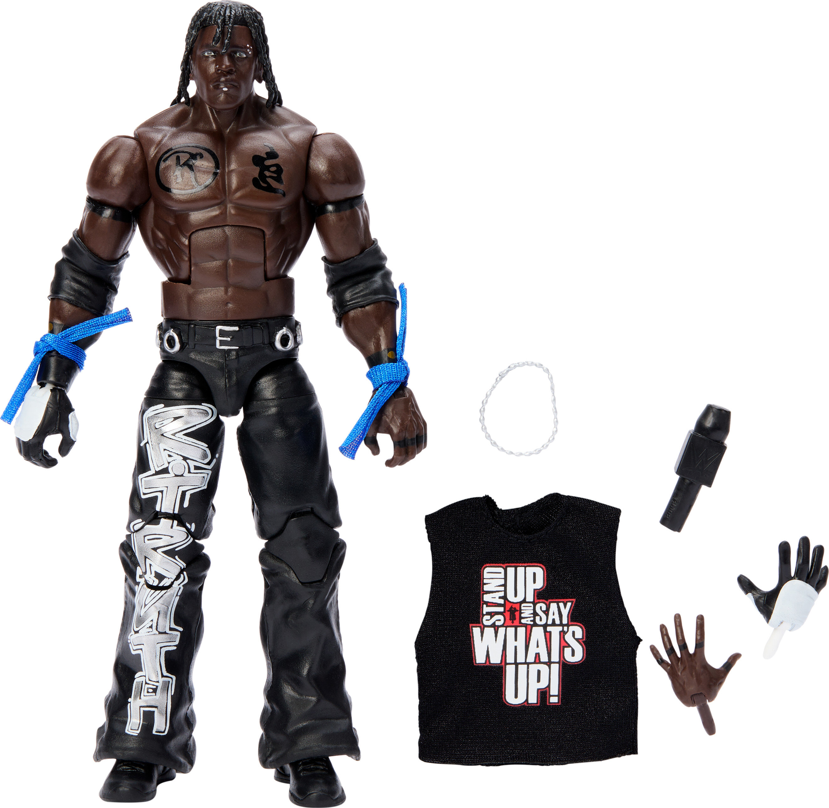 WWE Elite R-Truth Action Figure, 6-inch Collectible Superstar with ...