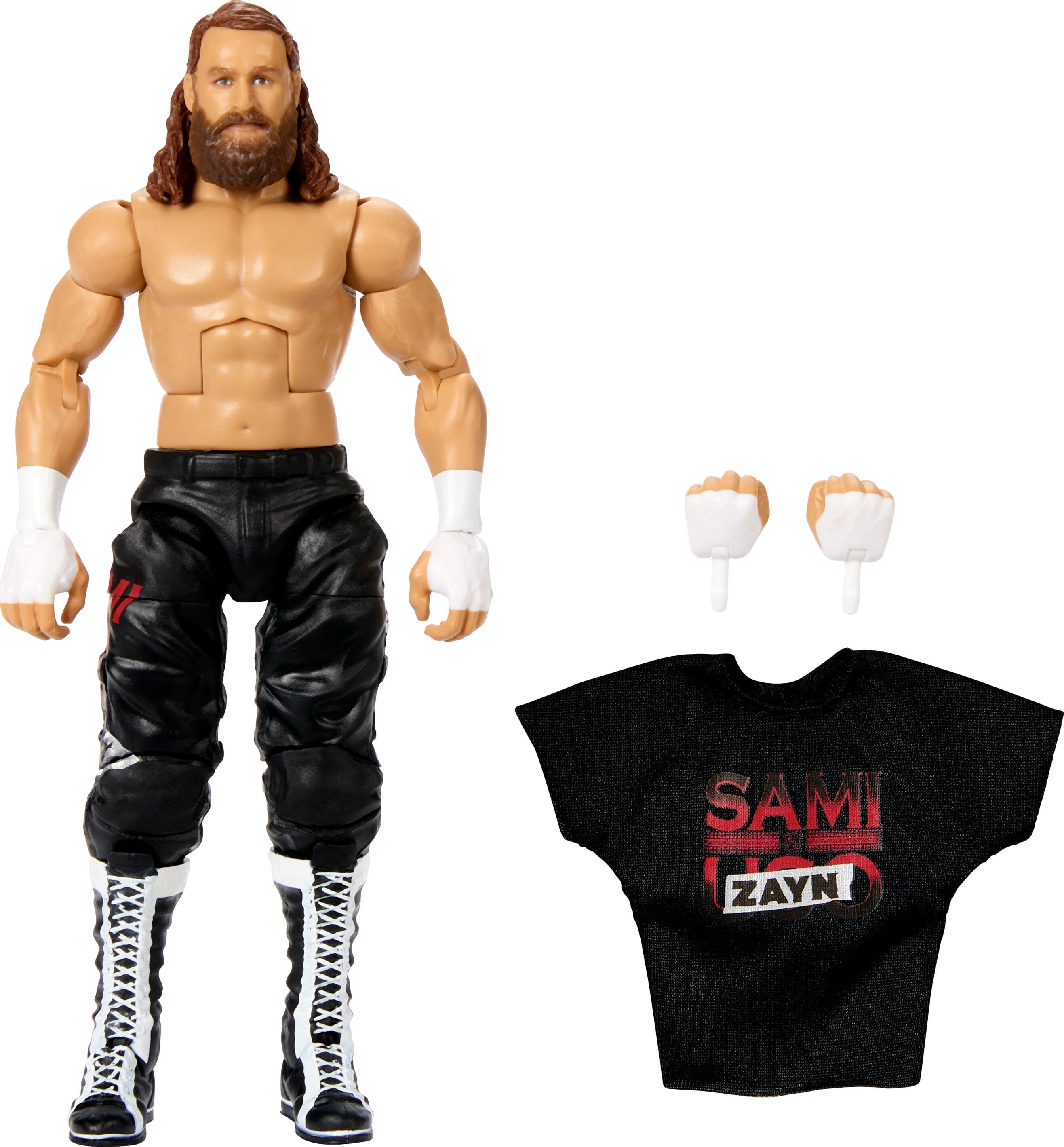 WWE Elite Sami Zayn Action Figure, 6-inch Collectible Superstar with ...