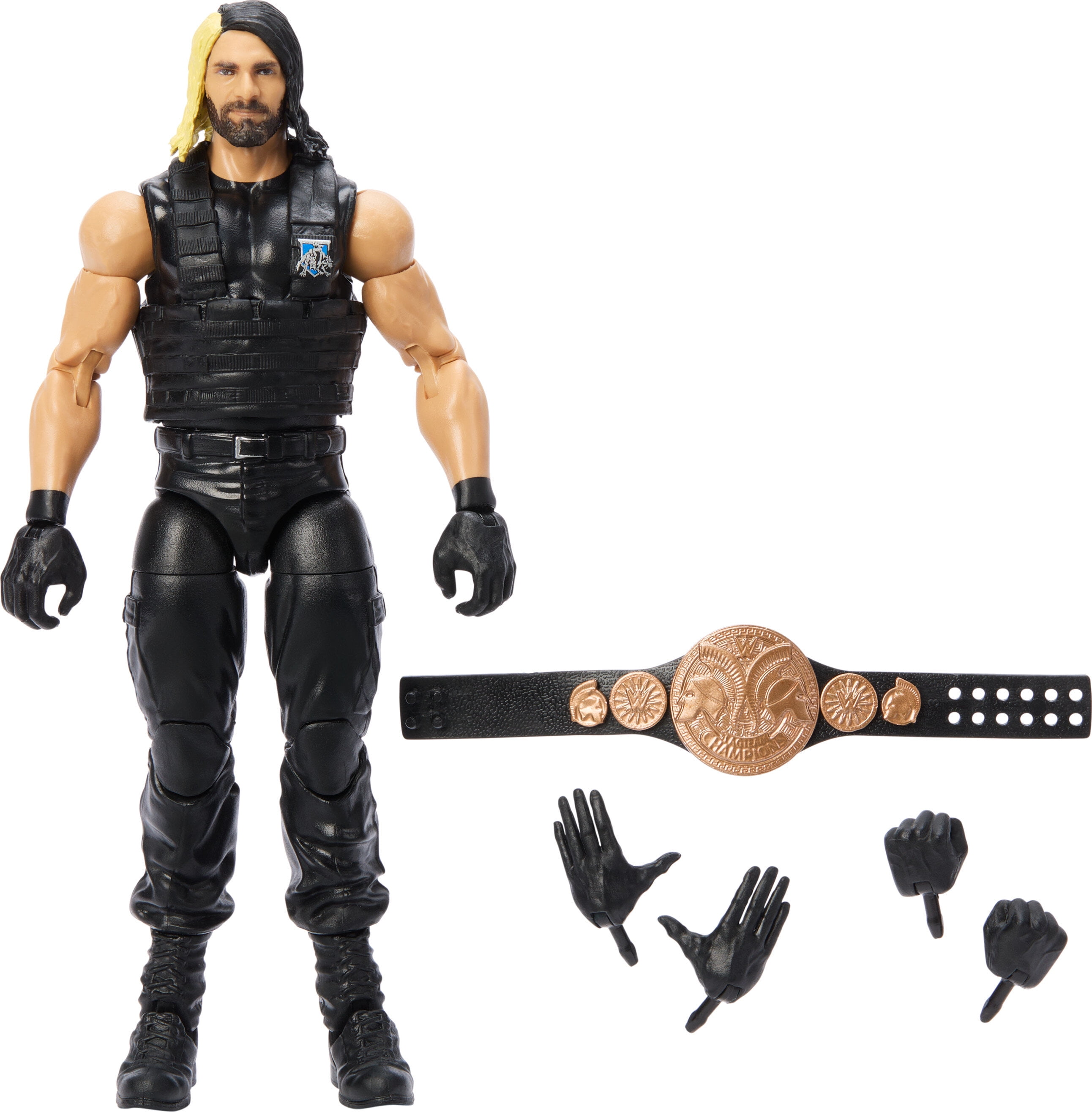 WWE Elite Seth Rollins Action Figure, 6-inch Collectible Superstar with ...