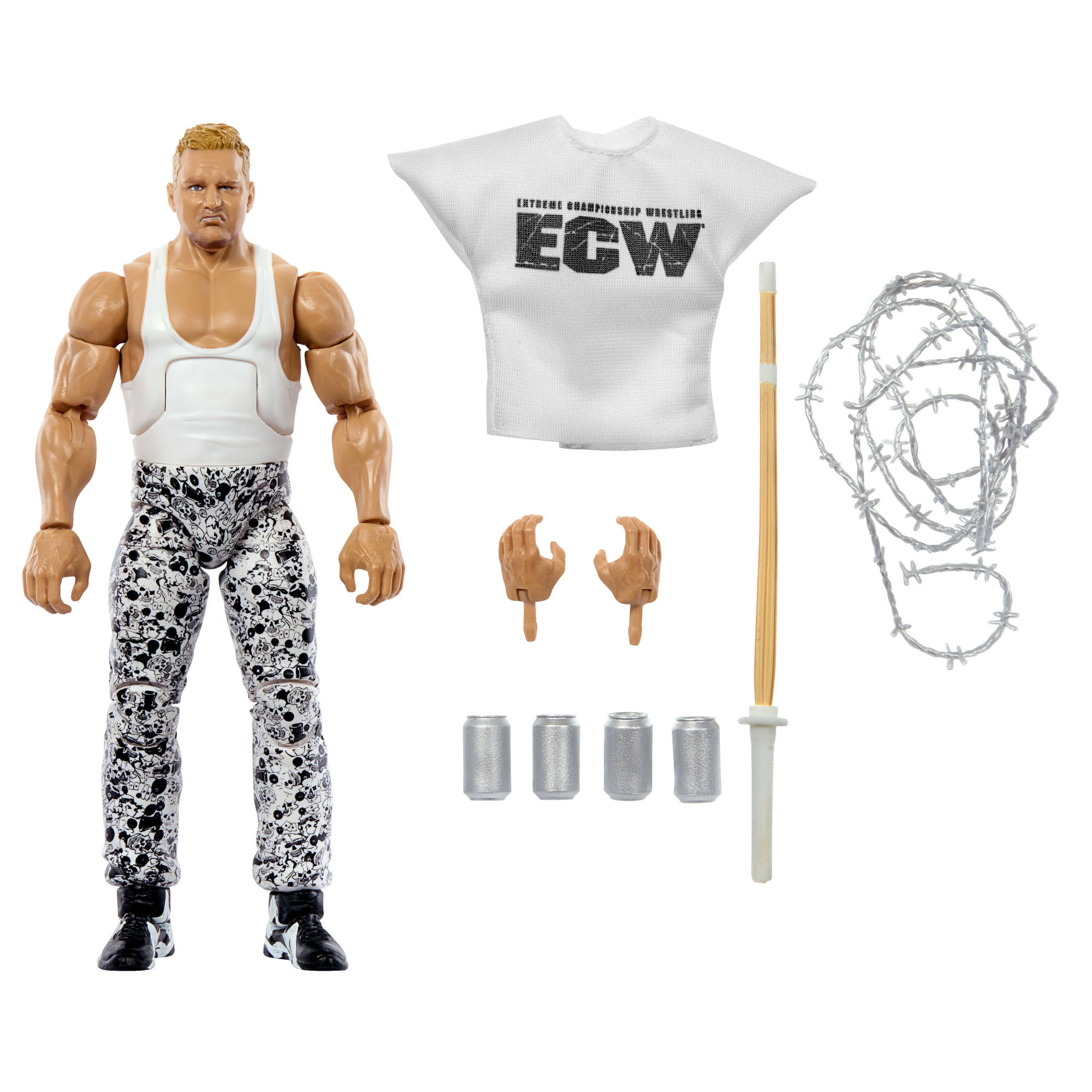 WWE Elite The Sandman Action Figure, 6-inch Collectible Superstar with ...