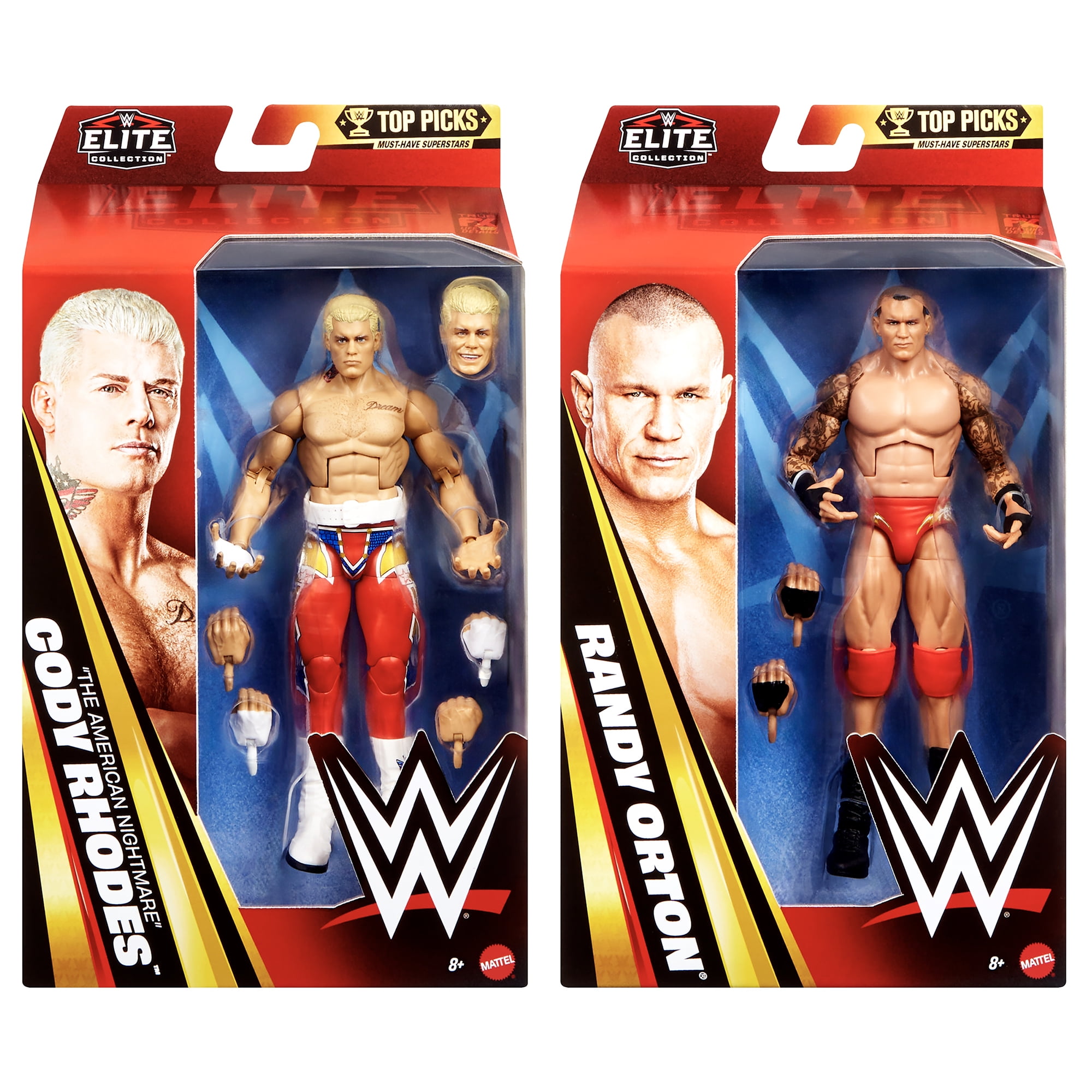 WWE Elite Top Picks 2026 (Wave 1) - Set of 2 (Cody Rhodes & Randy Orton ...