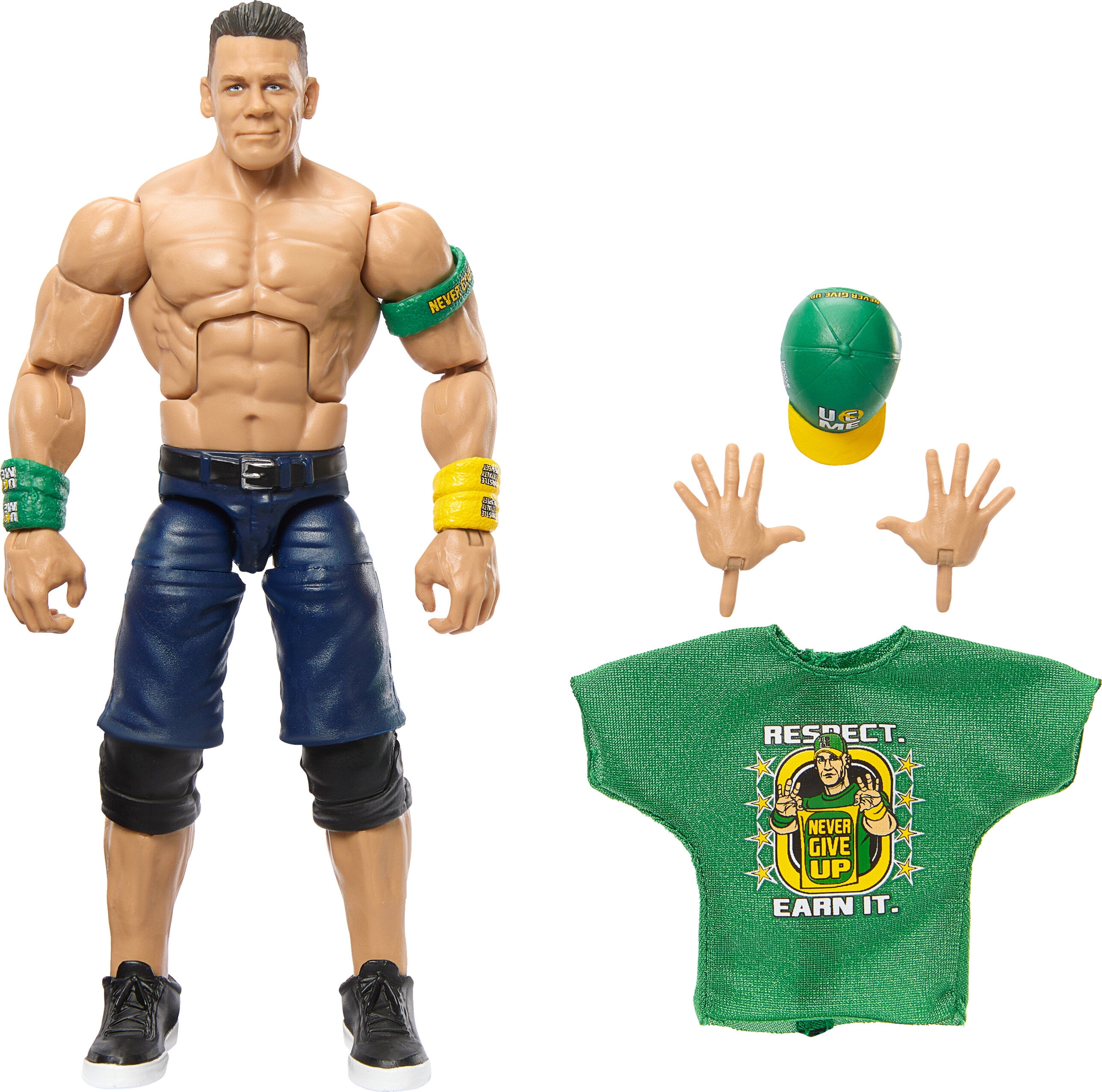 WWE Elite Top Picks 6-inch John Cena Action Figure with Accessories Set ...