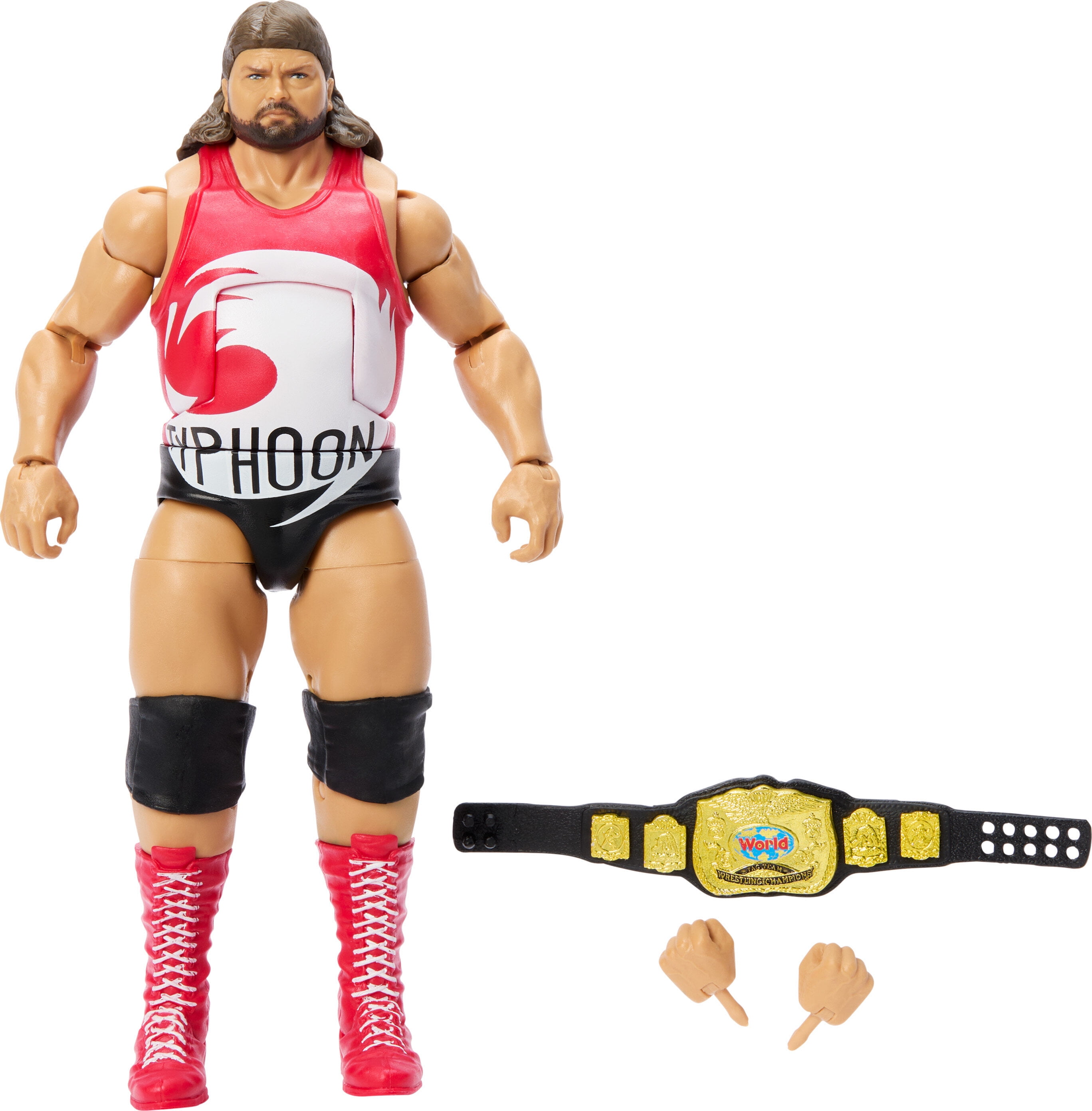 WWE Elite Typhoon Action Figure, 6-inch Collectible with Articulation ...