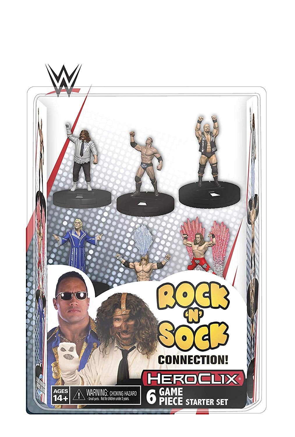 WizKids WWE Heroclix: The Rock ‘N’ Sock Connection 2-Player Starter Set - Walmart.com