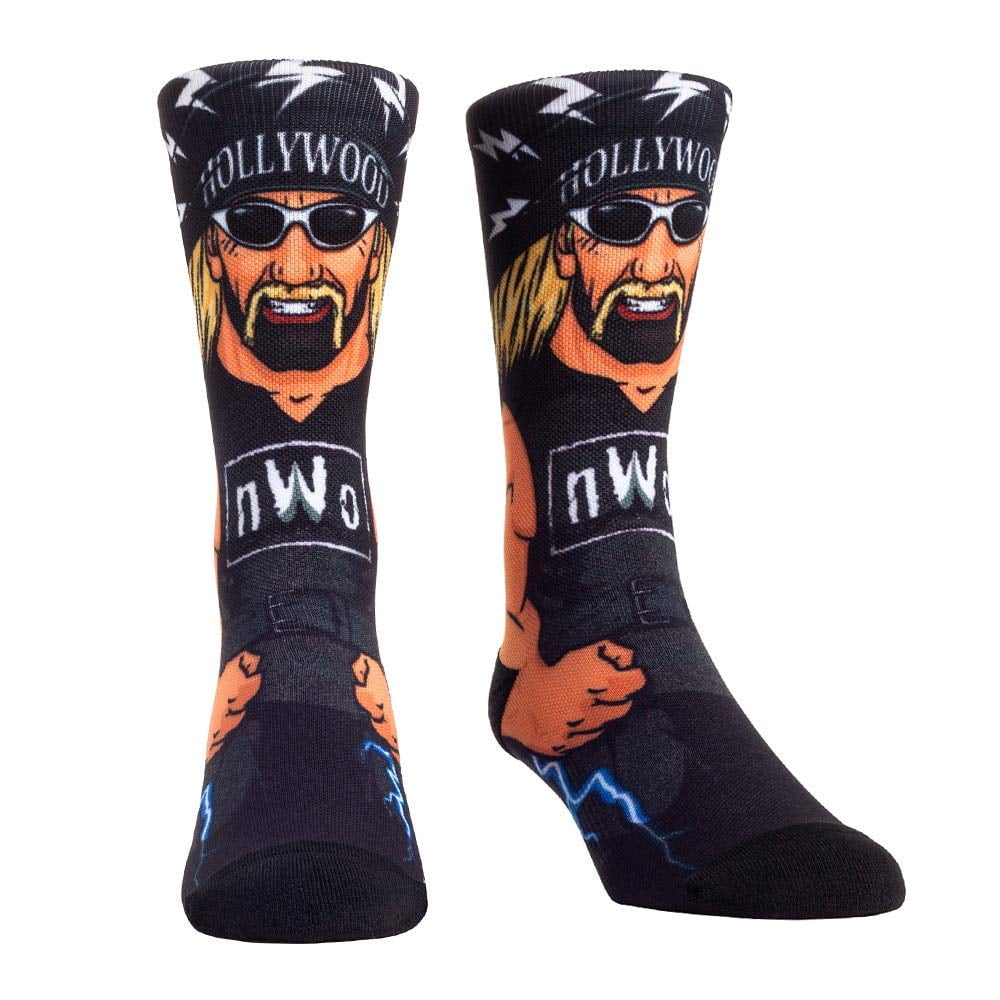 WWE Hollywood Hulk Hogan - NWO Rock 'Em Socks - Walmart.com