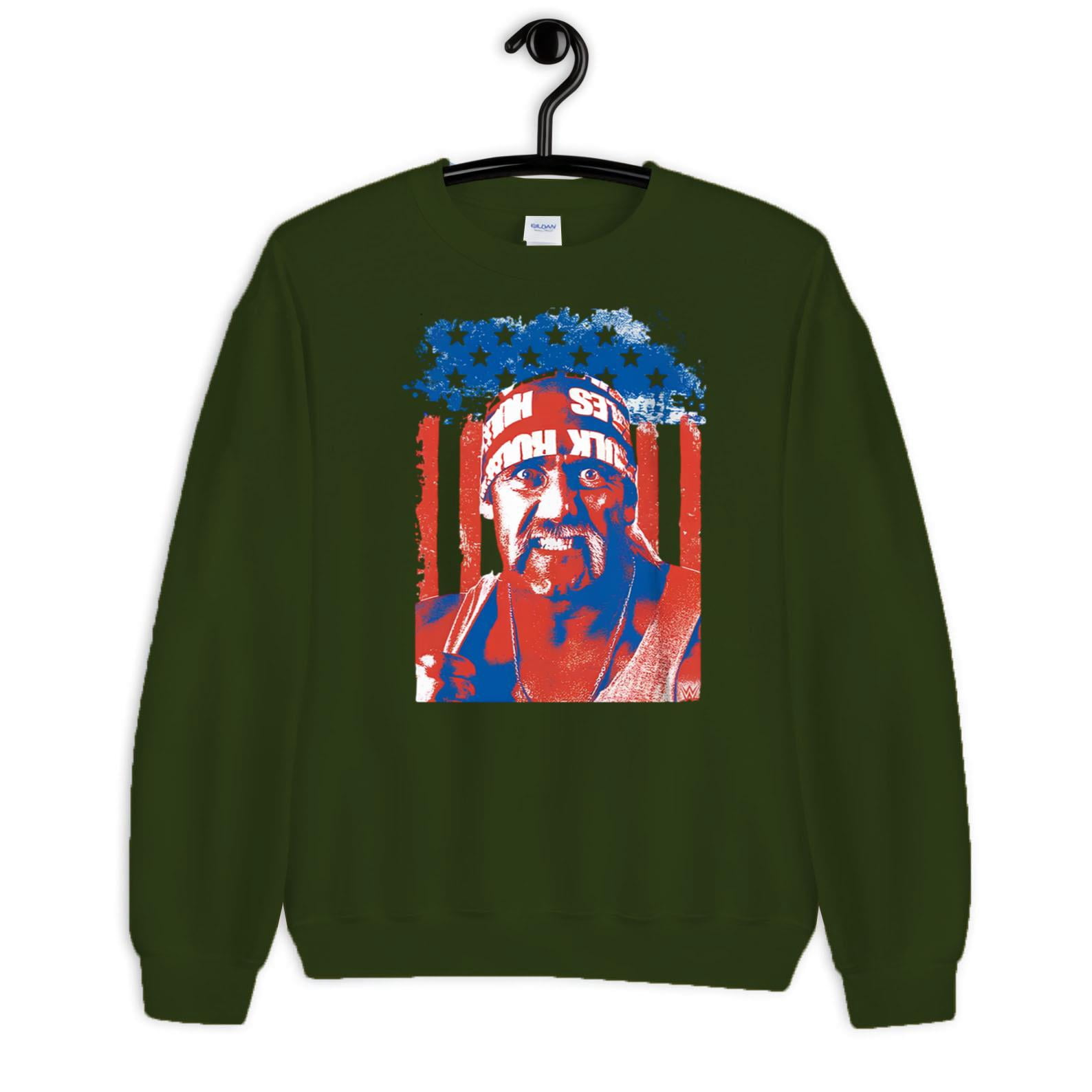 WWE Hulk Hogan Patriotic T-Shirt-TH26125 - Walmart.com