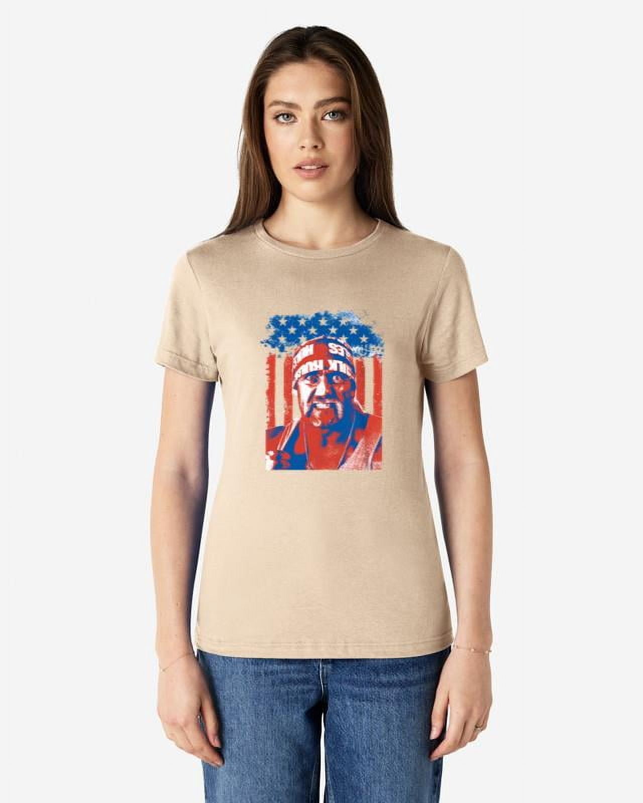 WWE Hulk Hogan Patriotic Unisex tee, for men & women, up to size 5XL ...