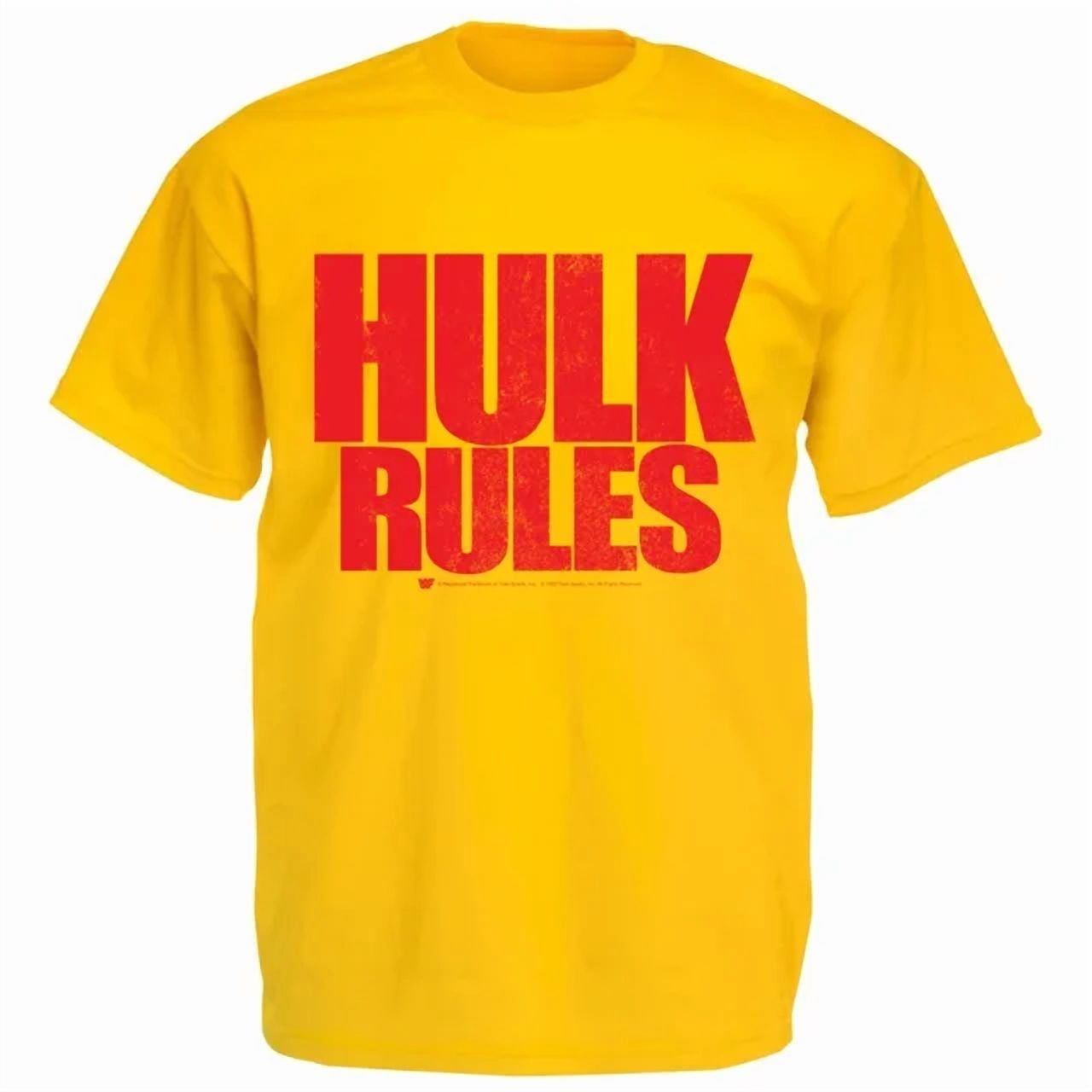 WWE Hulk Rules 1980s Hulk Hogan Shirt Hulkamania! Shirt S-5XL - Walmart.com