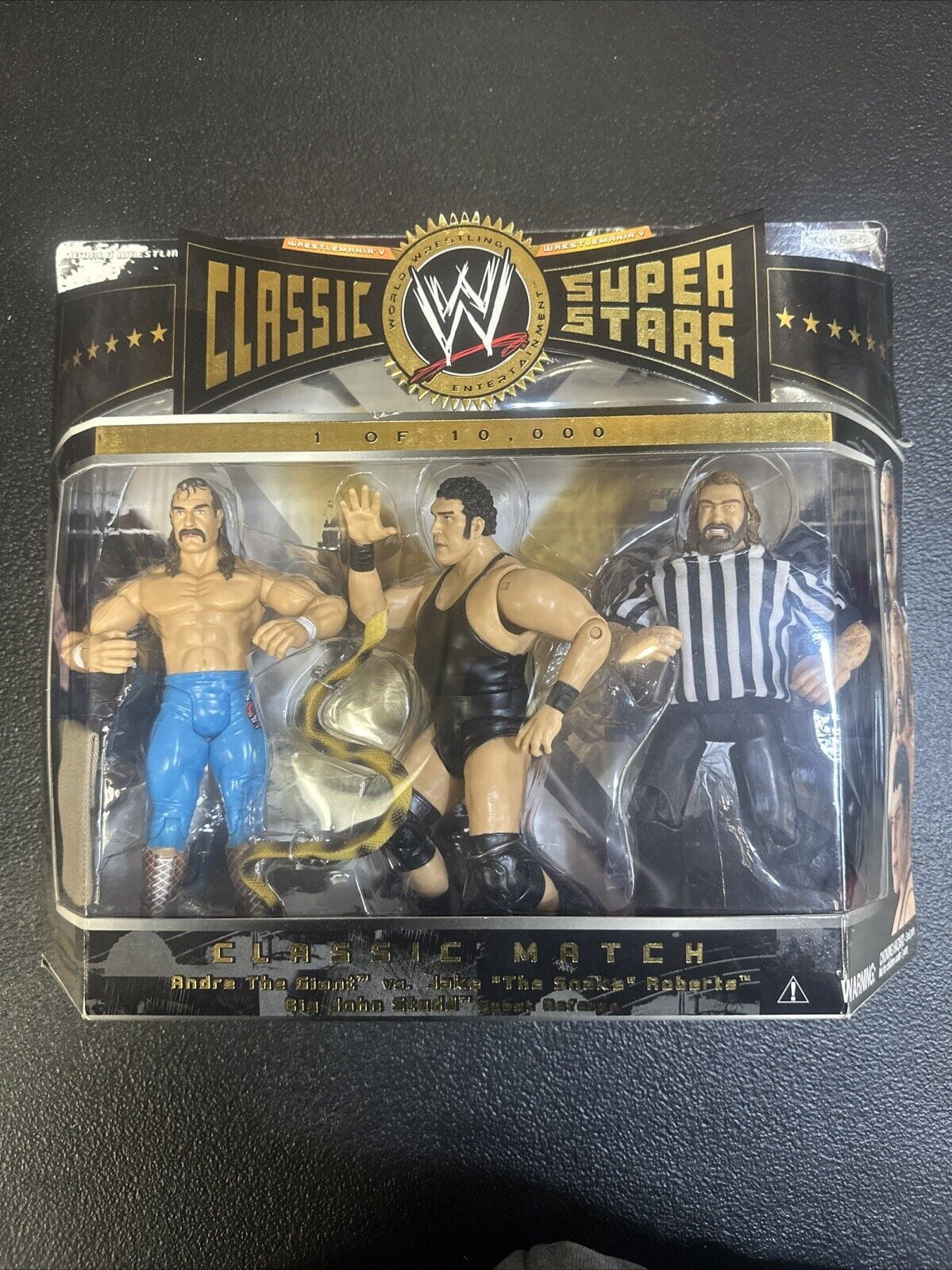 WWE Jakks Classic 3 Pack Andre The Giant,Jake The Snake And Big John ...