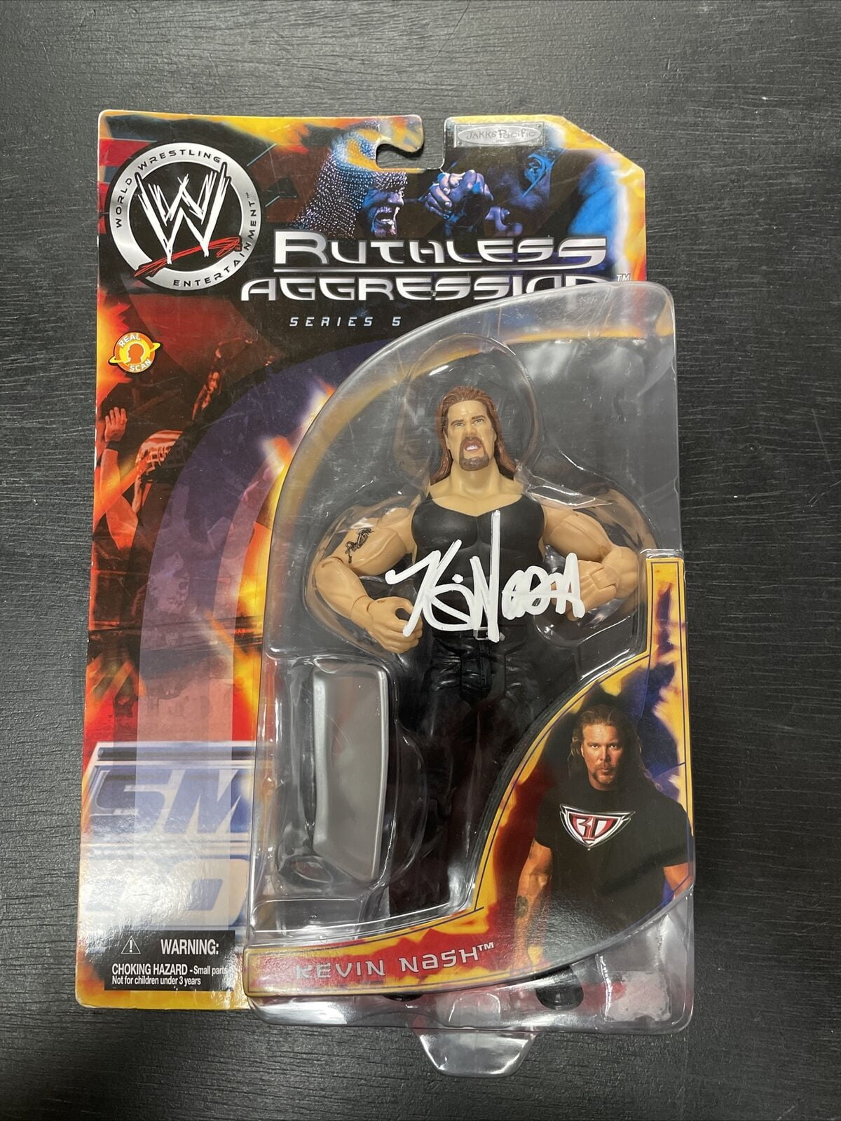 WWE Kevin Nash signature Figure Jakks Pacific COA - Walmart.com
