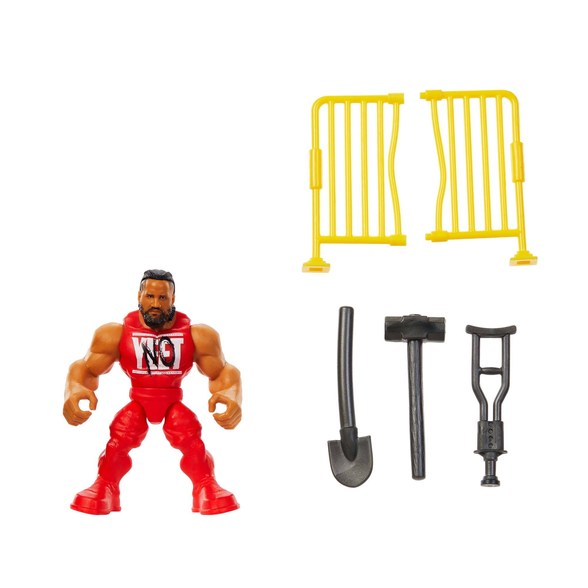 WWE Knuckle Crunchers Jimmy Uso Action Figure with Accessories, 3.25 ...