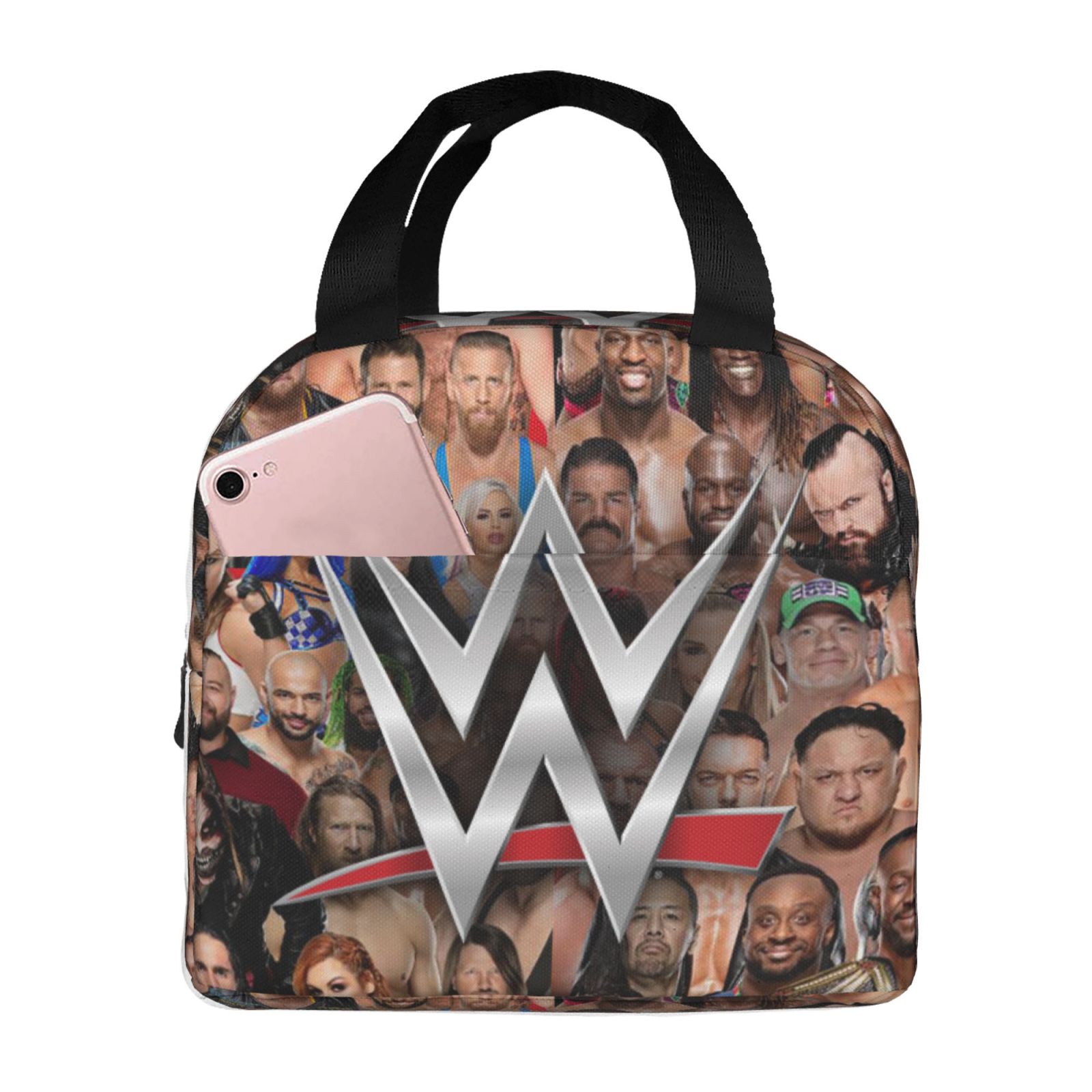 WWE Lunch Bag, Insulated Lunch Bag For Women Men Kids Lunch Box ...