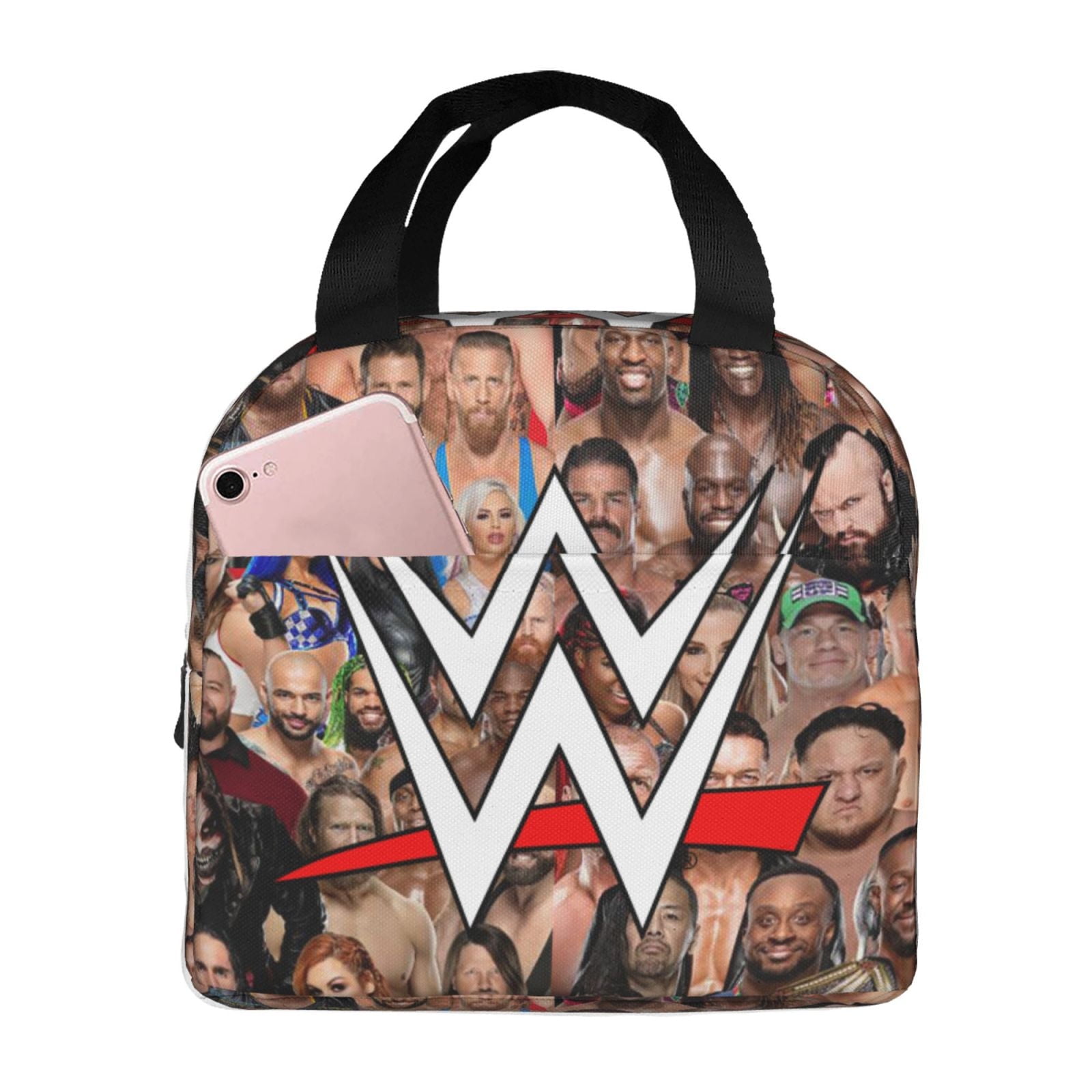 WWE Lunch Bag, Insulated Lunch Bag for Women Men Lunch Box Container ...