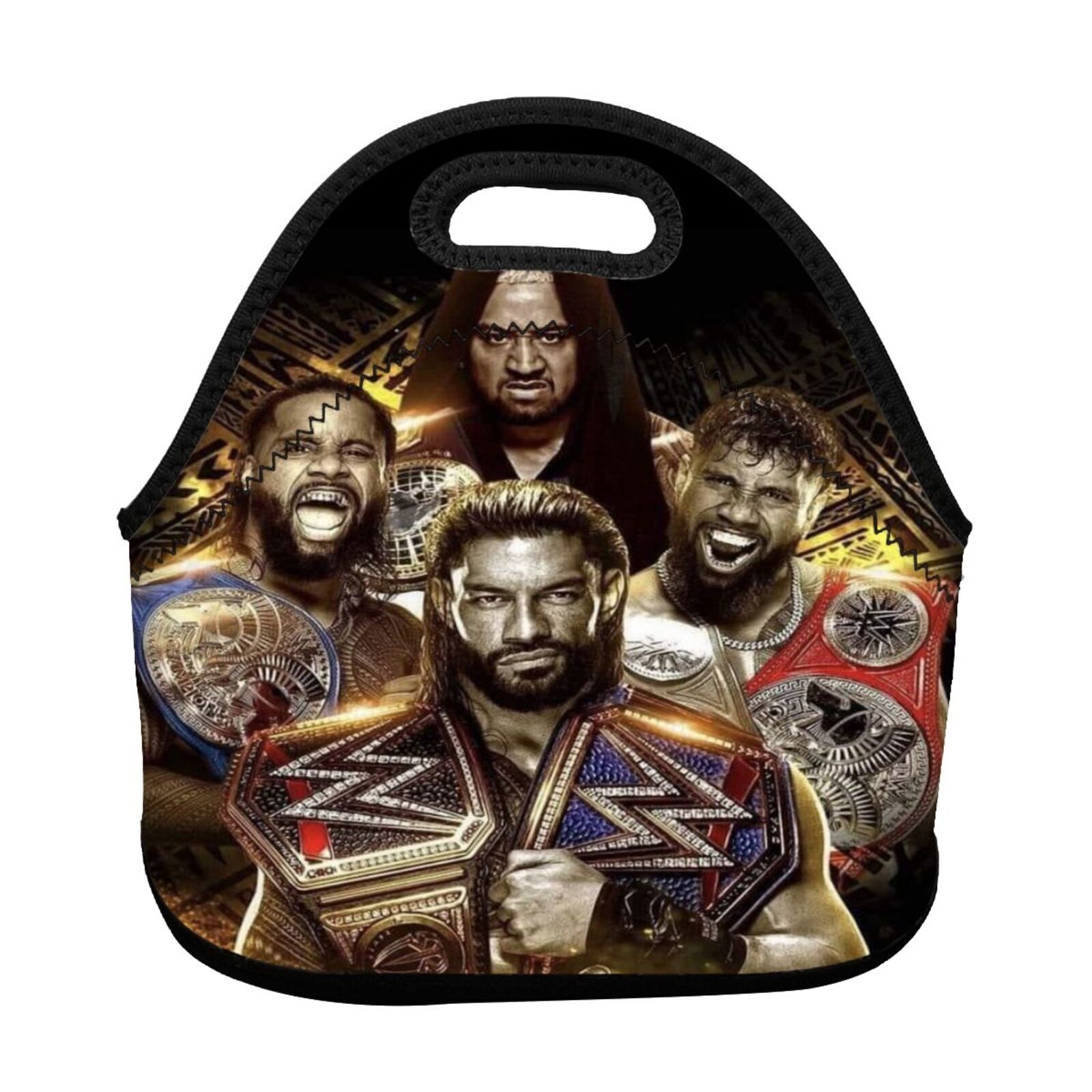 WWE Lunch bag Insulated lunch box Tote Bag Reusable Washable Picnic Bag ...