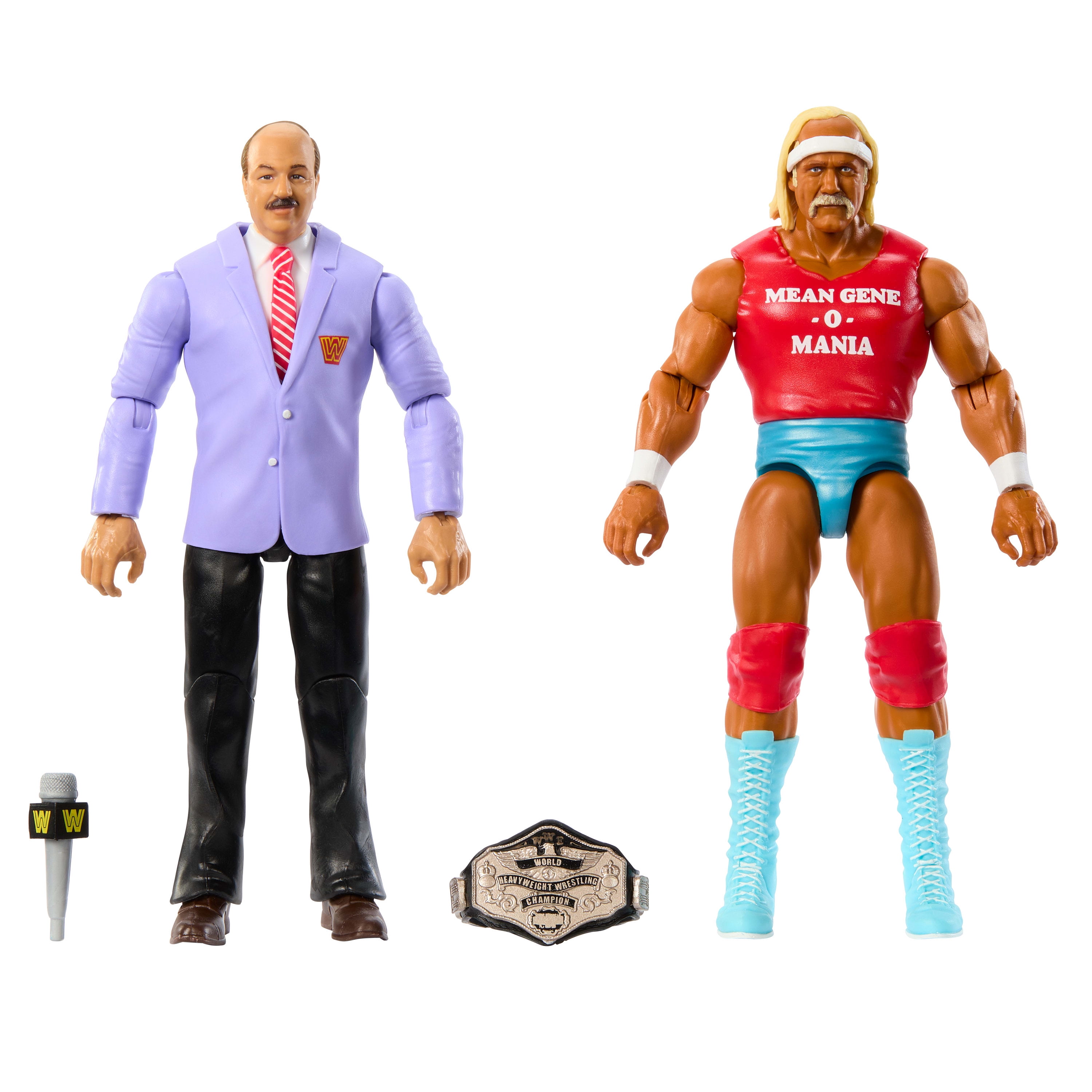 WWE, Action Figure, Hulk Hogan & Mean Gene 6" Figures, Series #19 ...