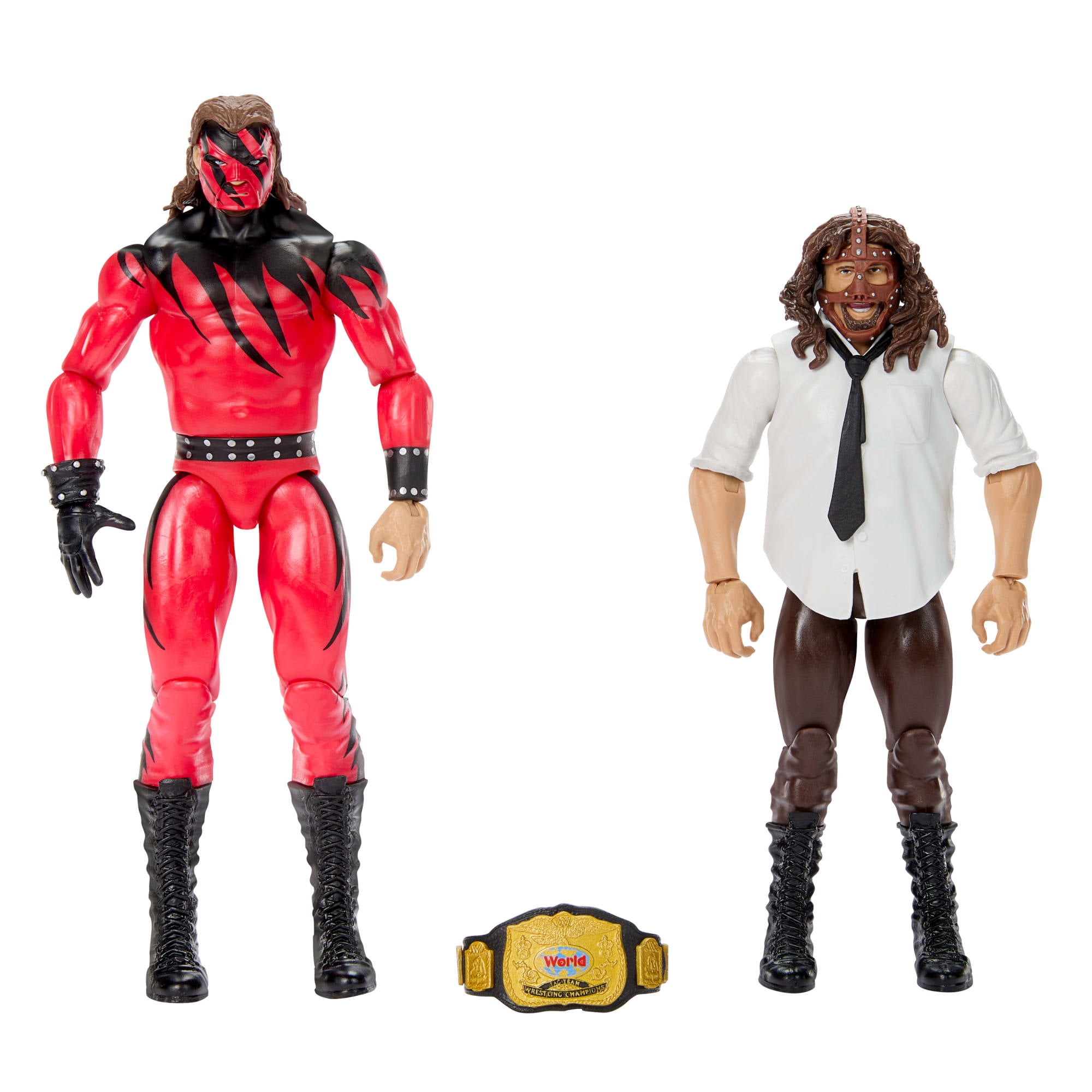 WWE Main Event Showdown Mankind & Kane 2-Pack - Walmart.com
