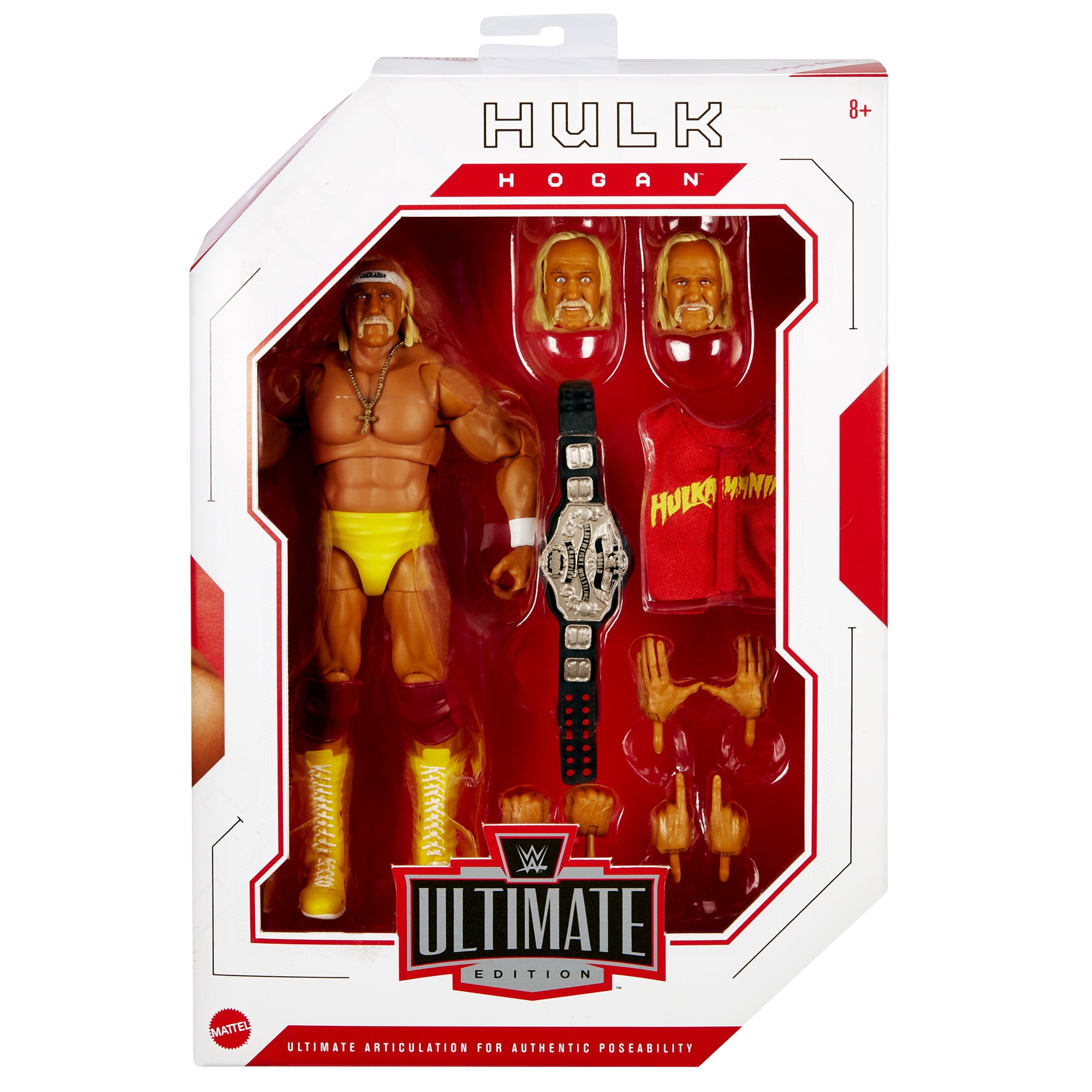 Mattel WWE Ultimate Edition 13 - Exclusive Hulk Hogan Wrestling Action ...