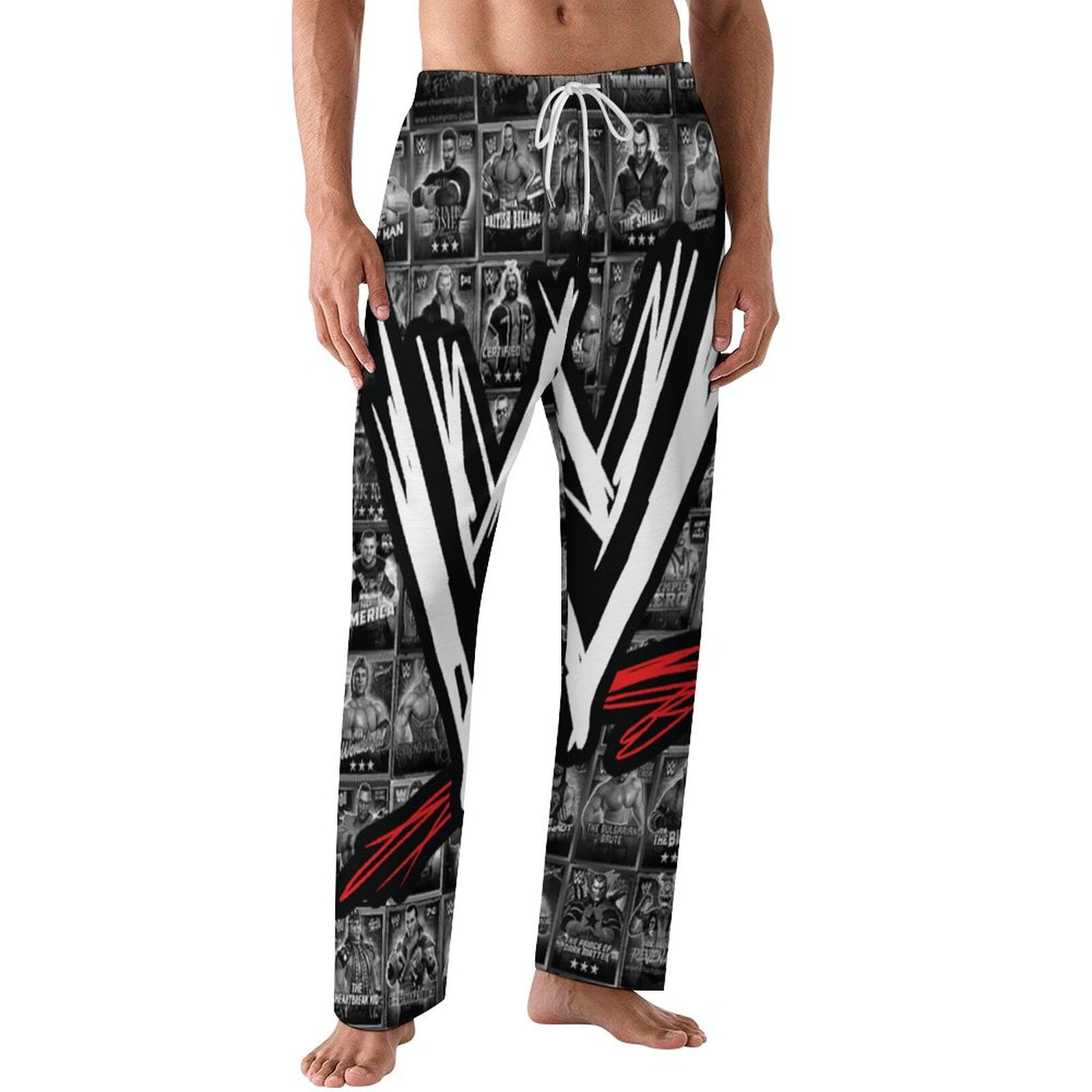 WWE Men's Pajama Pants Soft Sleepwear Loung Pants for Men Pj Bottoms ...
