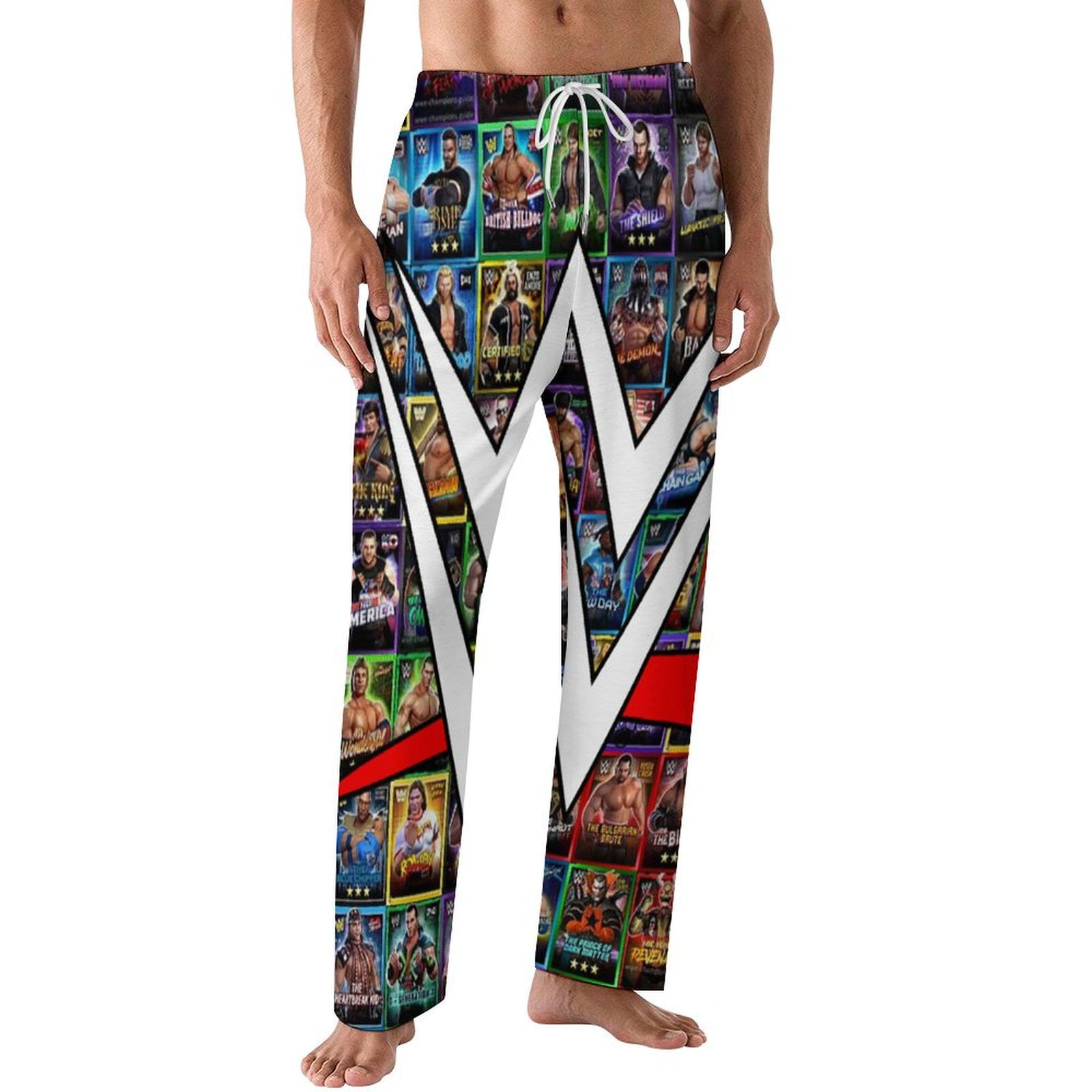 WWE Men's Pajama Pants Soft Sleepwear Loung Pants for Men Pj Bottoms ...